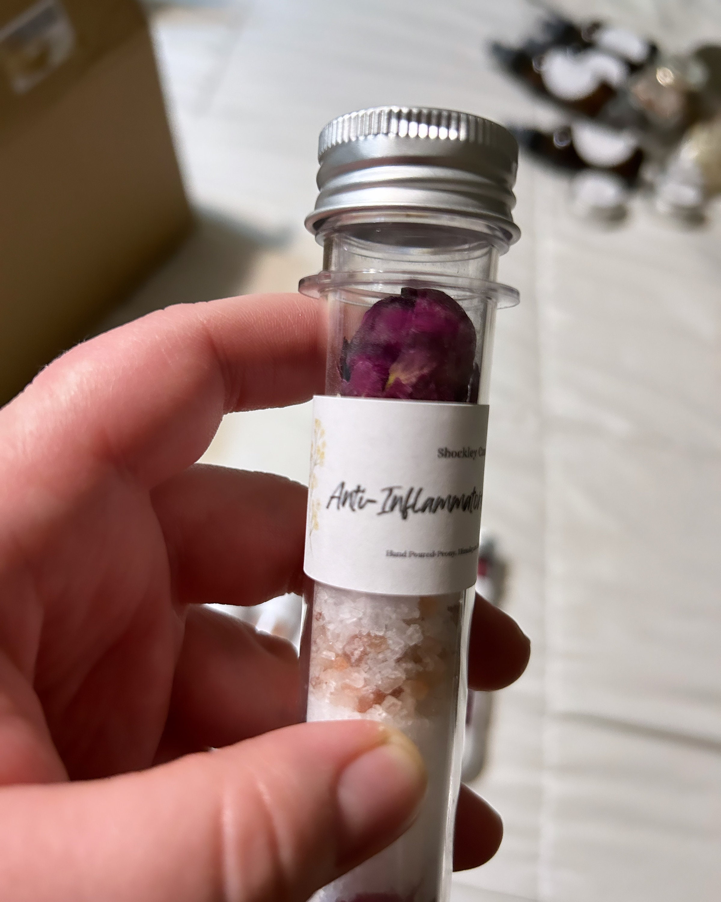 Bath Salts: Wellness Series gift Box of 4 - Etsy