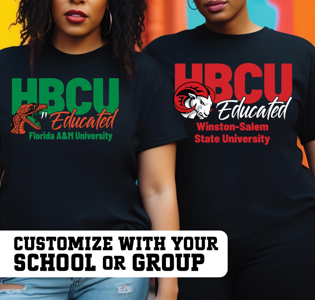 HBCU Educated, School Shirt, HBCU Sweatshirt, Black College Apparel ...