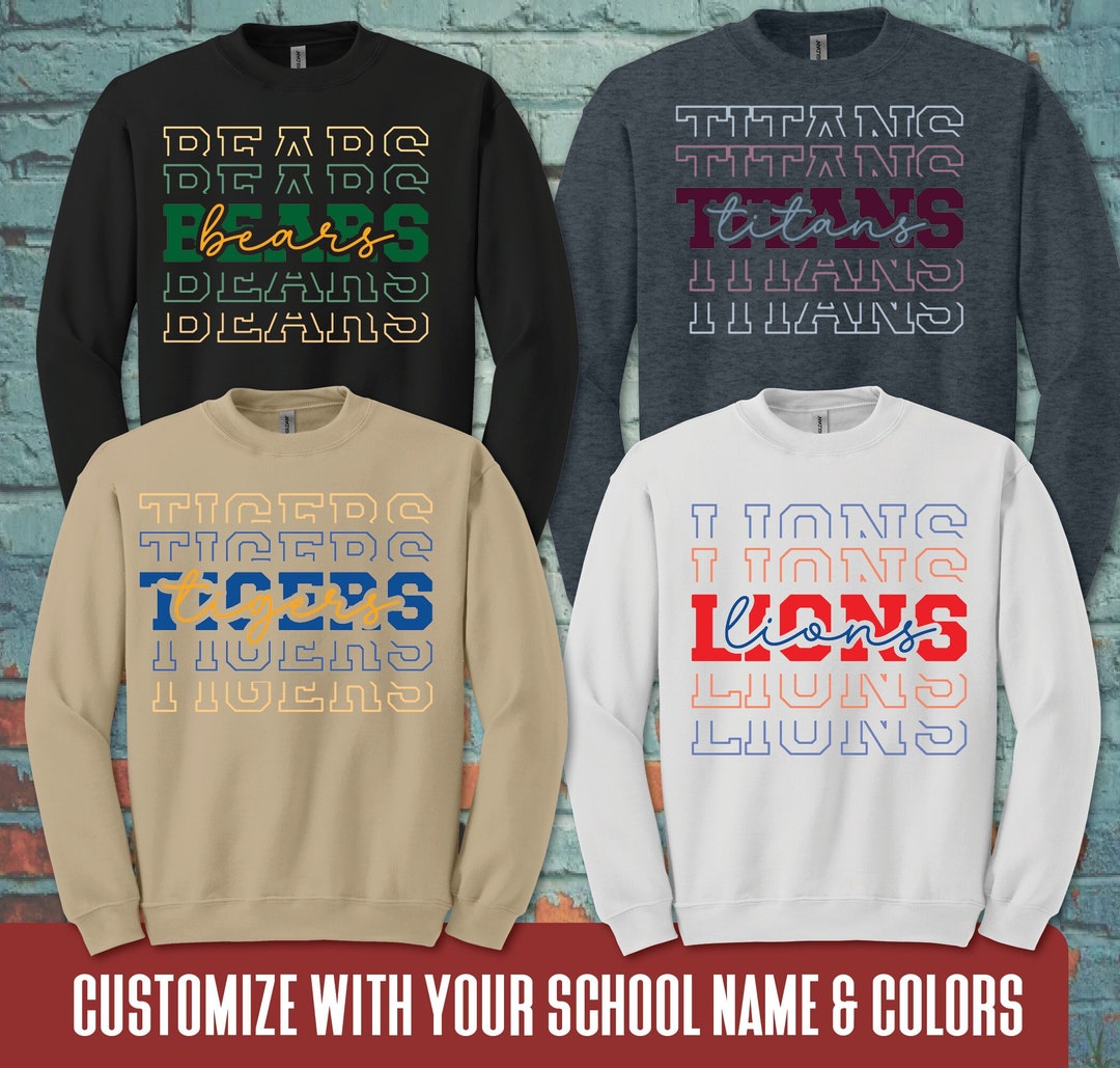 High School Shirt, School Spirit Shirt, Custom Shirt, School Team Shirt ...