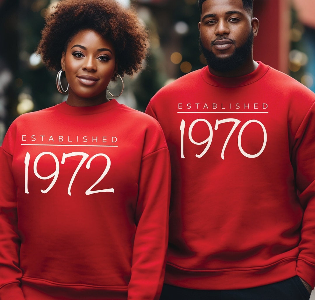Established Birth Year Sweatshirt Custom Birth Year - Etsy