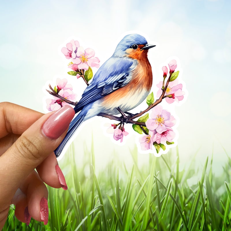 Bluebird Stickers - Etsy