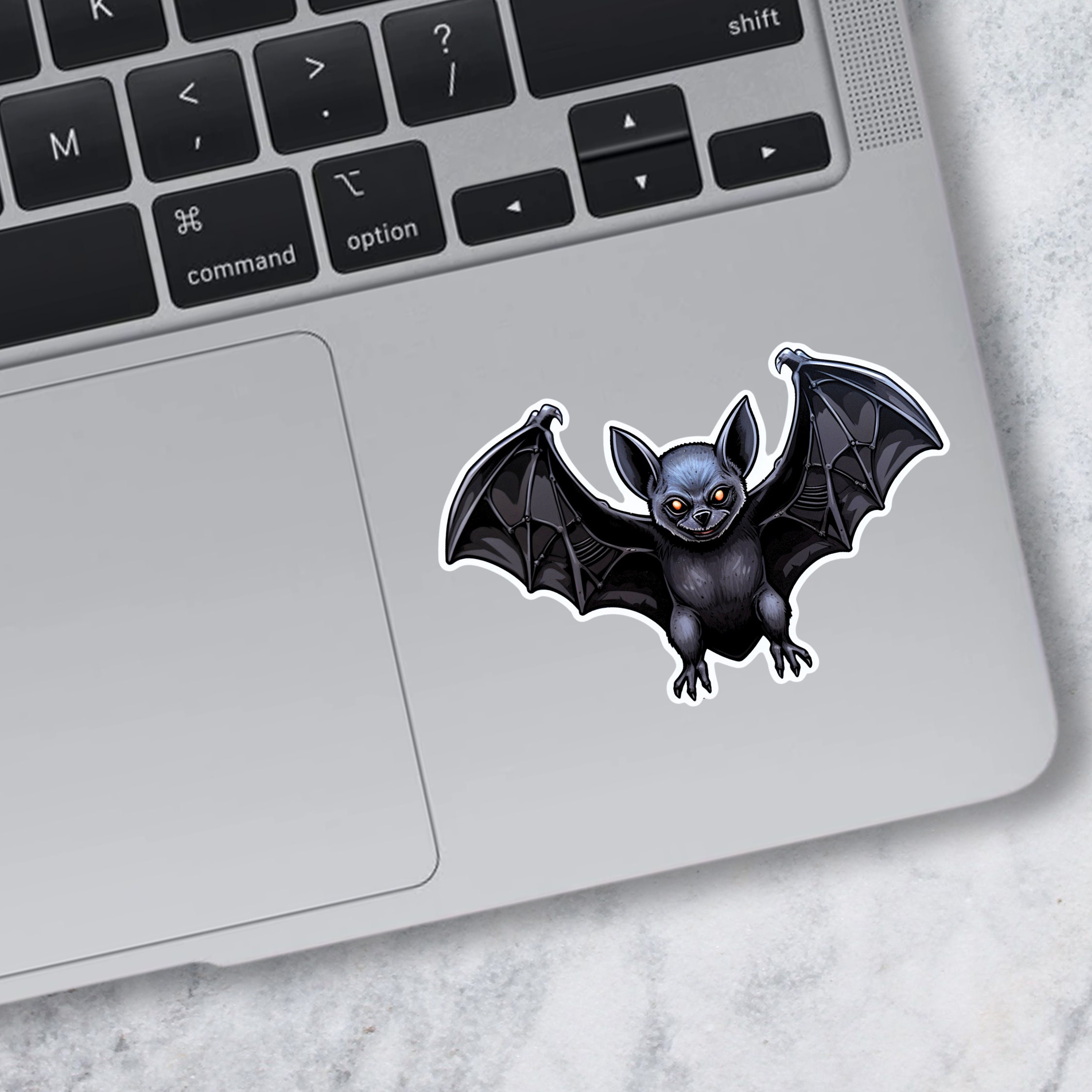 Spooky Halloween Bat Sticker Easy Peel in 3 Sizes - Etsy