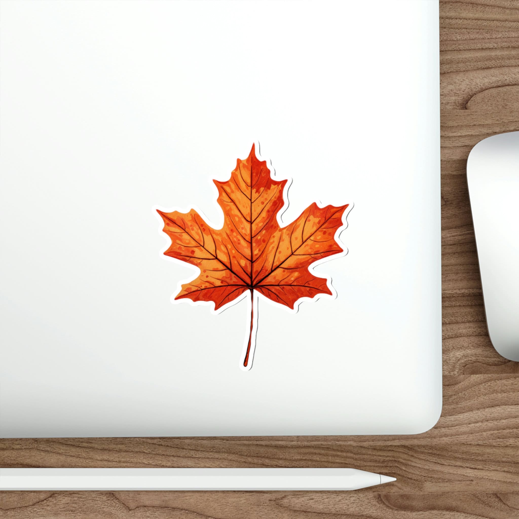 Maple Leaf Die Cut Sticker Perfect for Autumn Decor - Etsy