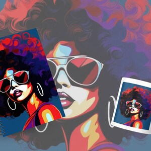 Retro Afrocentric Black Woman - Etsy