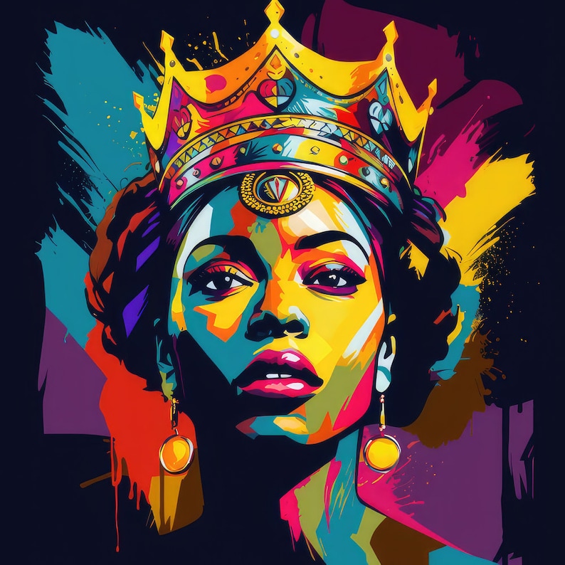 Queen Digital Ai Art - Etsy