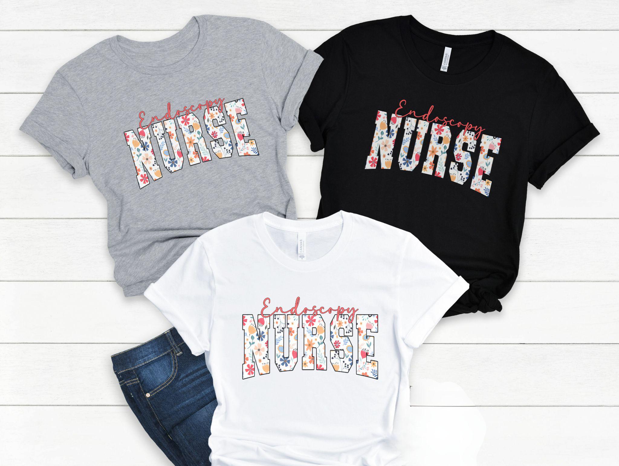 Personalized Endoscopy Nurse, Custom Endoscopy Nurse T-shirt, Custom ...