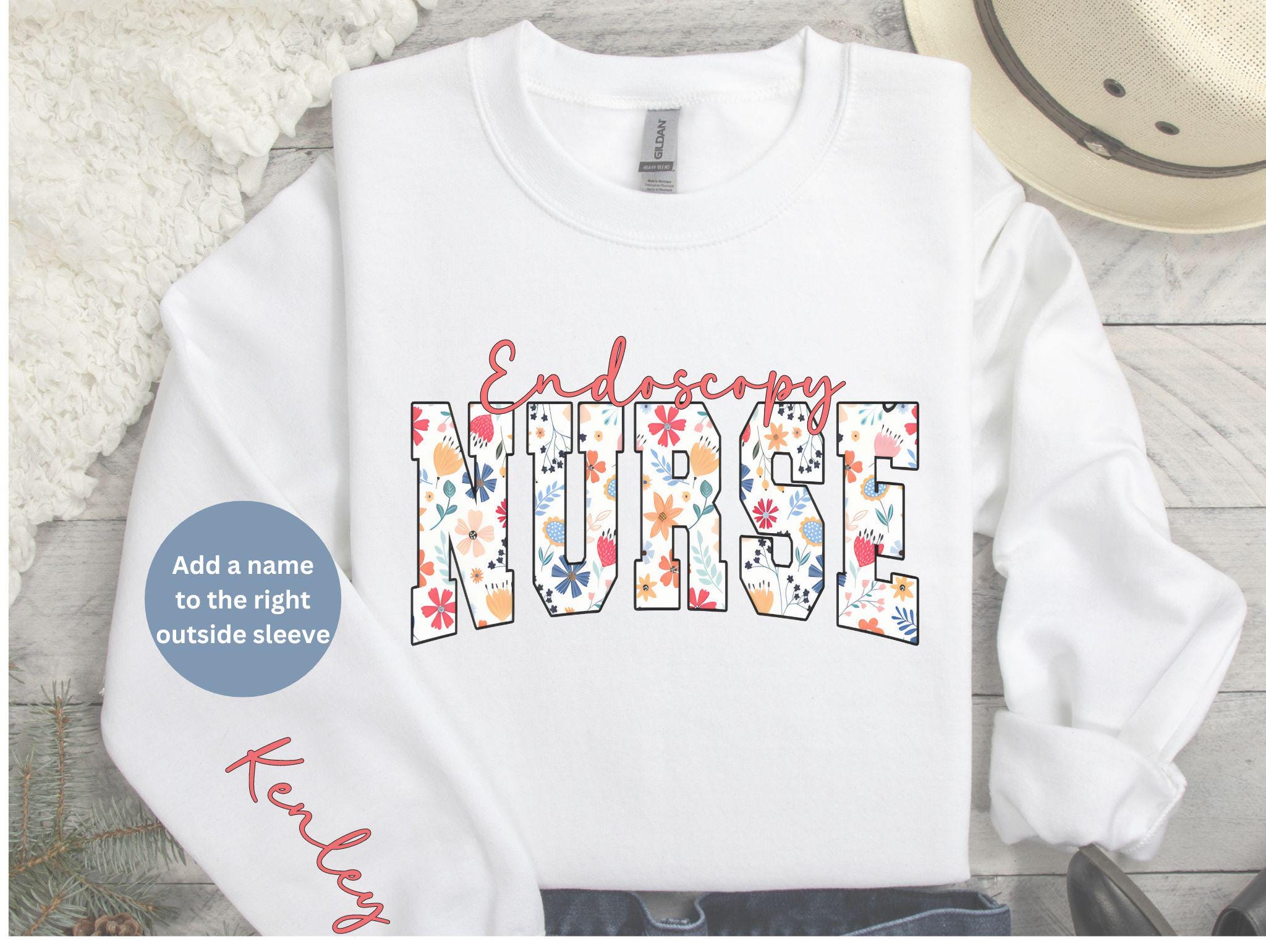 Personalized Endoscopy Nurse, Custom Endoscopy Nurse T-shirt, Custom ...