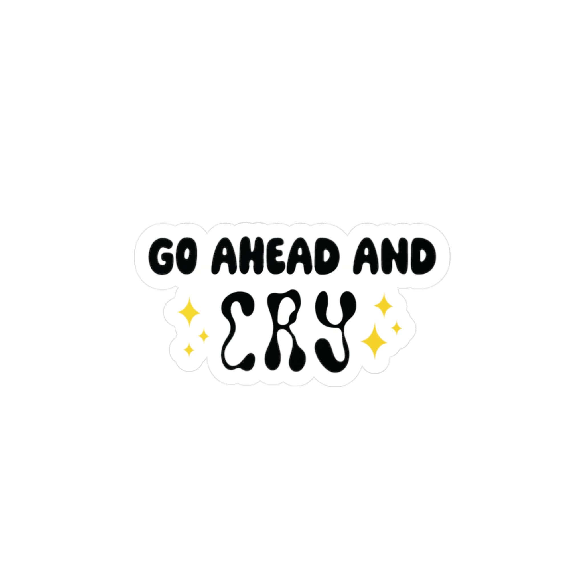 Benson Boone Go Ahead and Cry Sticker | Waterbottle, Laptop, Car, Funny ...