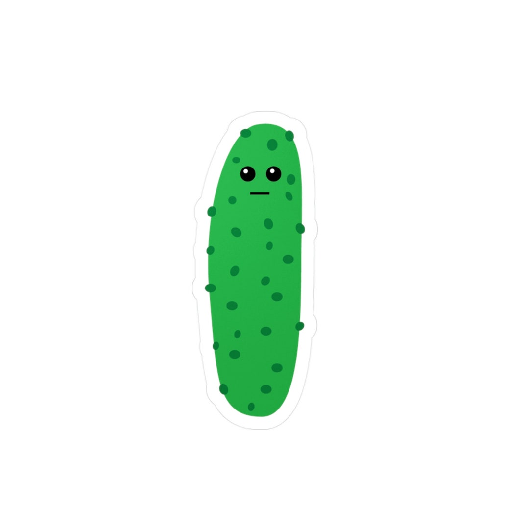 Judgemental Pickle Sticker - Etsy
