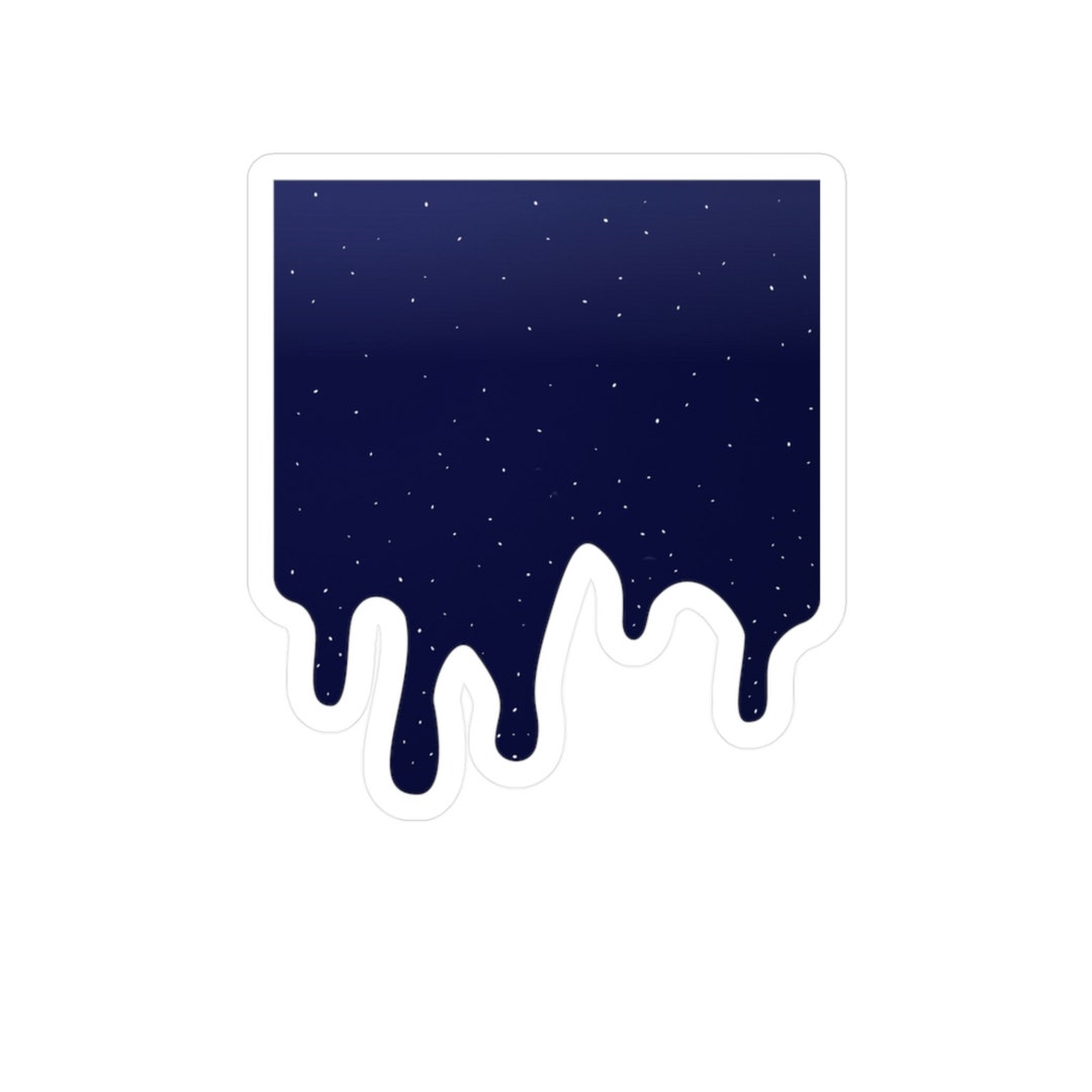 Space Drip Sticker - Etsy