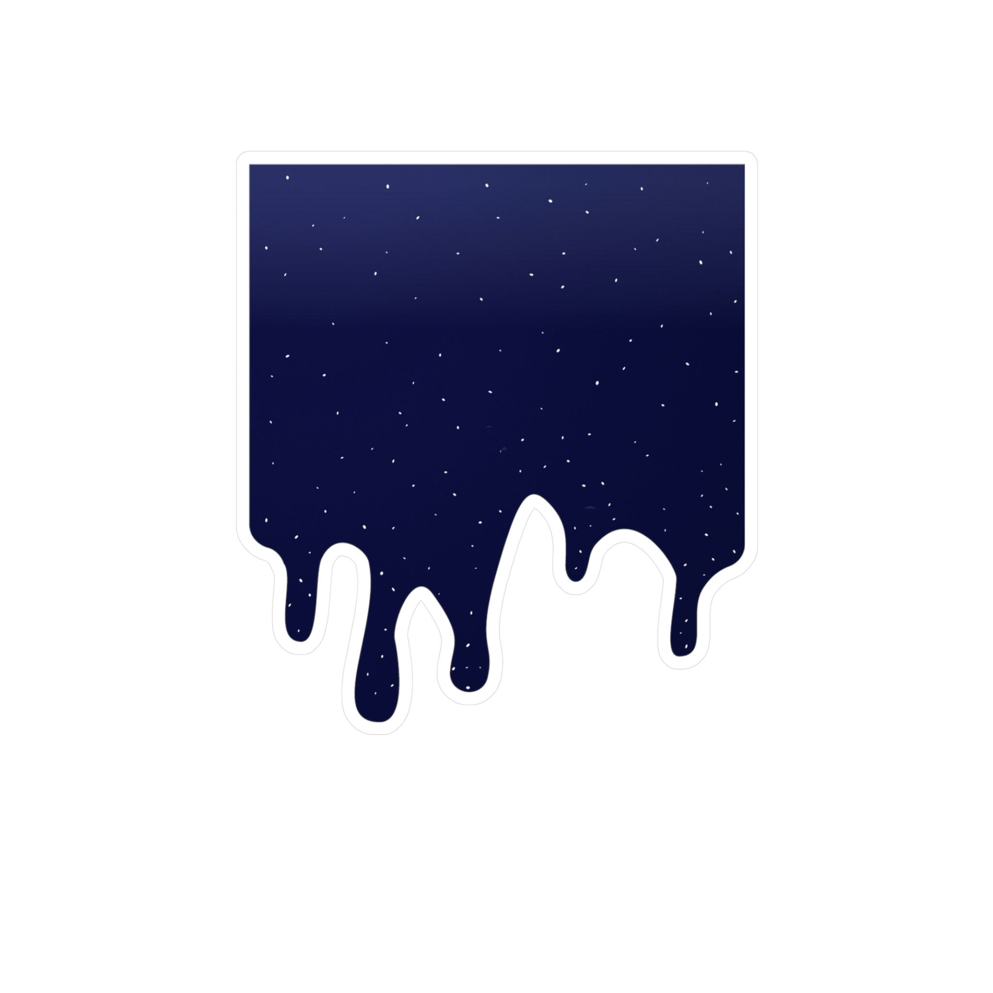 Space Drip Sticker - Etsy