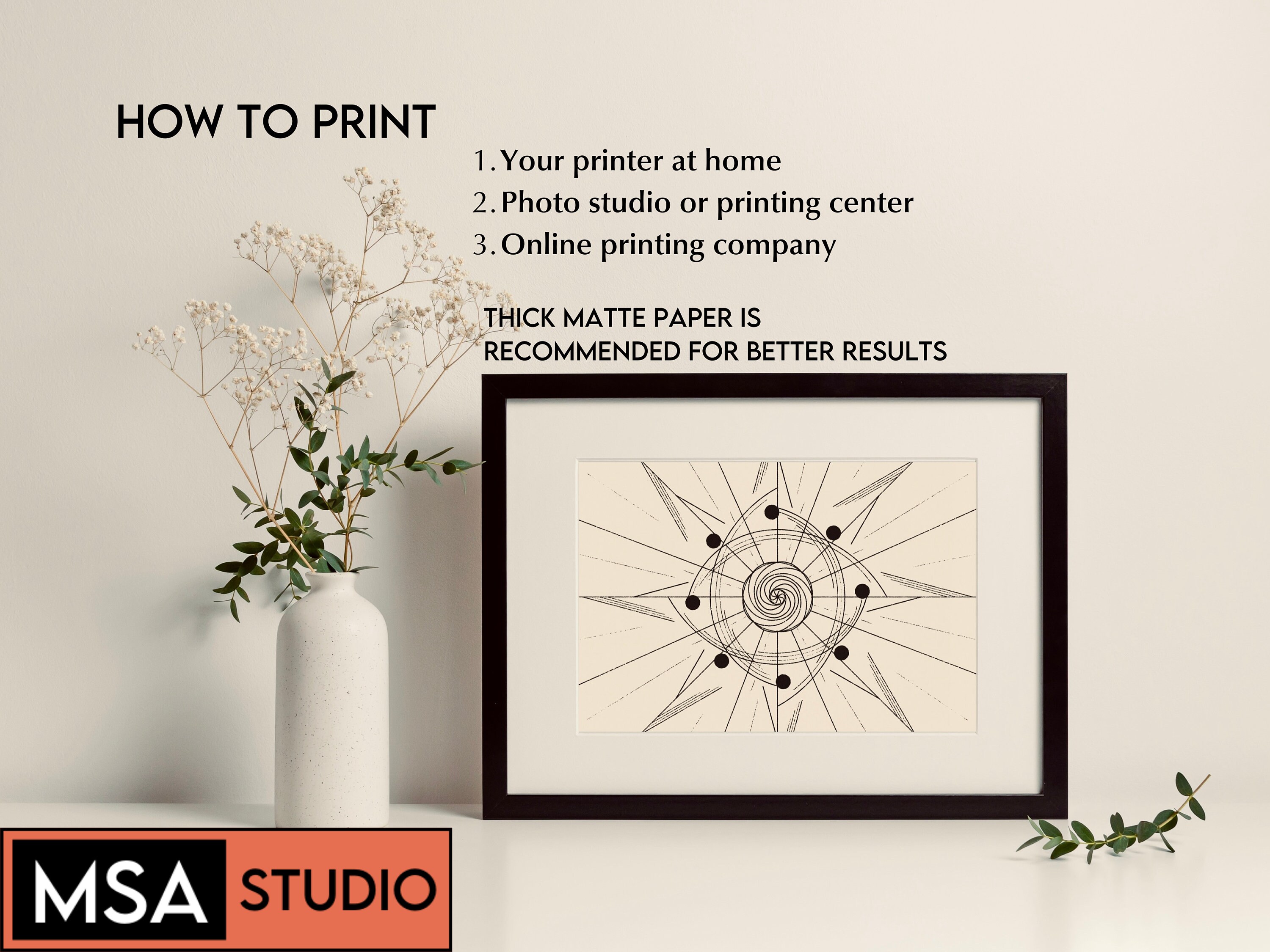 Abstract Line Art Digital Download, Wall Art, Digital Printable Art ...