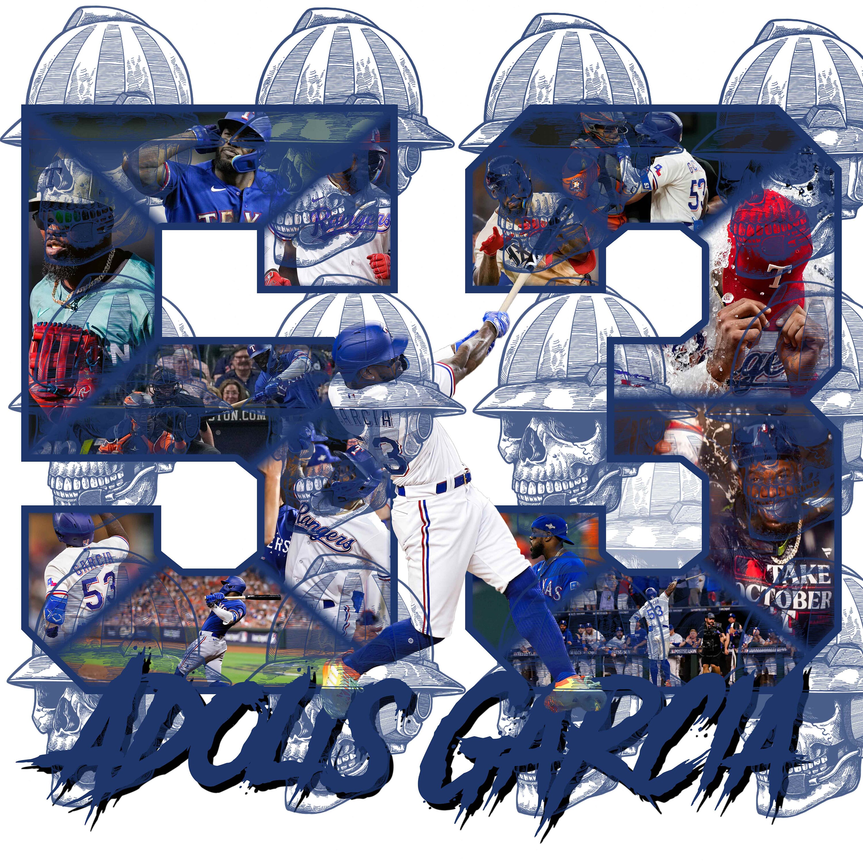 Adolis García of the Texas Rangers Picture Collage (great for ...