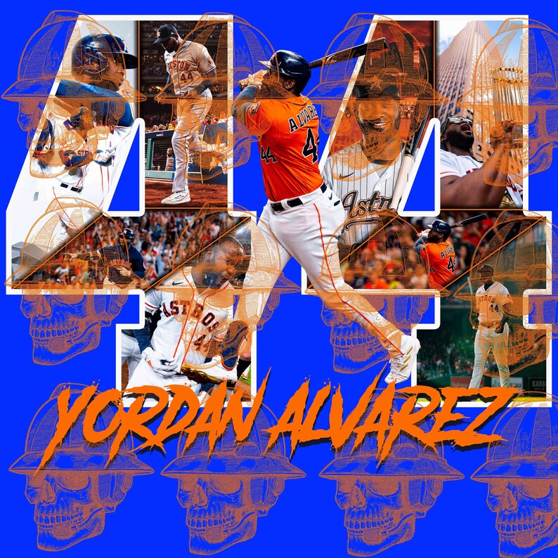 Houston Astros Yordan Alvarez Number Collage great for Sublimation - Etsy