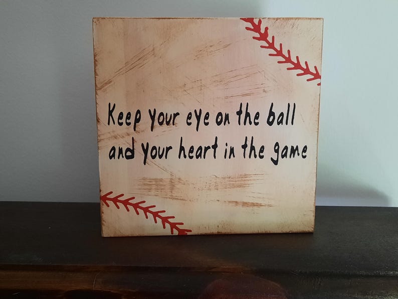 Baseball Quote Babe Ruth Wood Shelfie Sign - Etsy