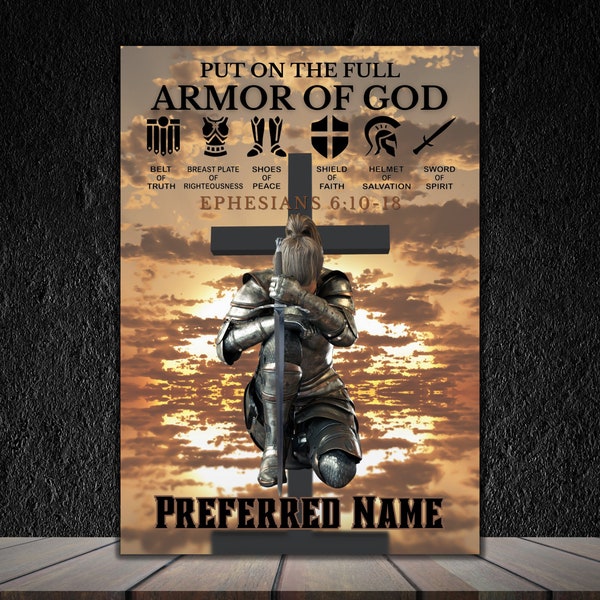 Custom Armor of God Art - Etsy
