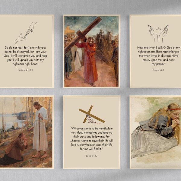 Bible Verse Cross Wall - Etsy