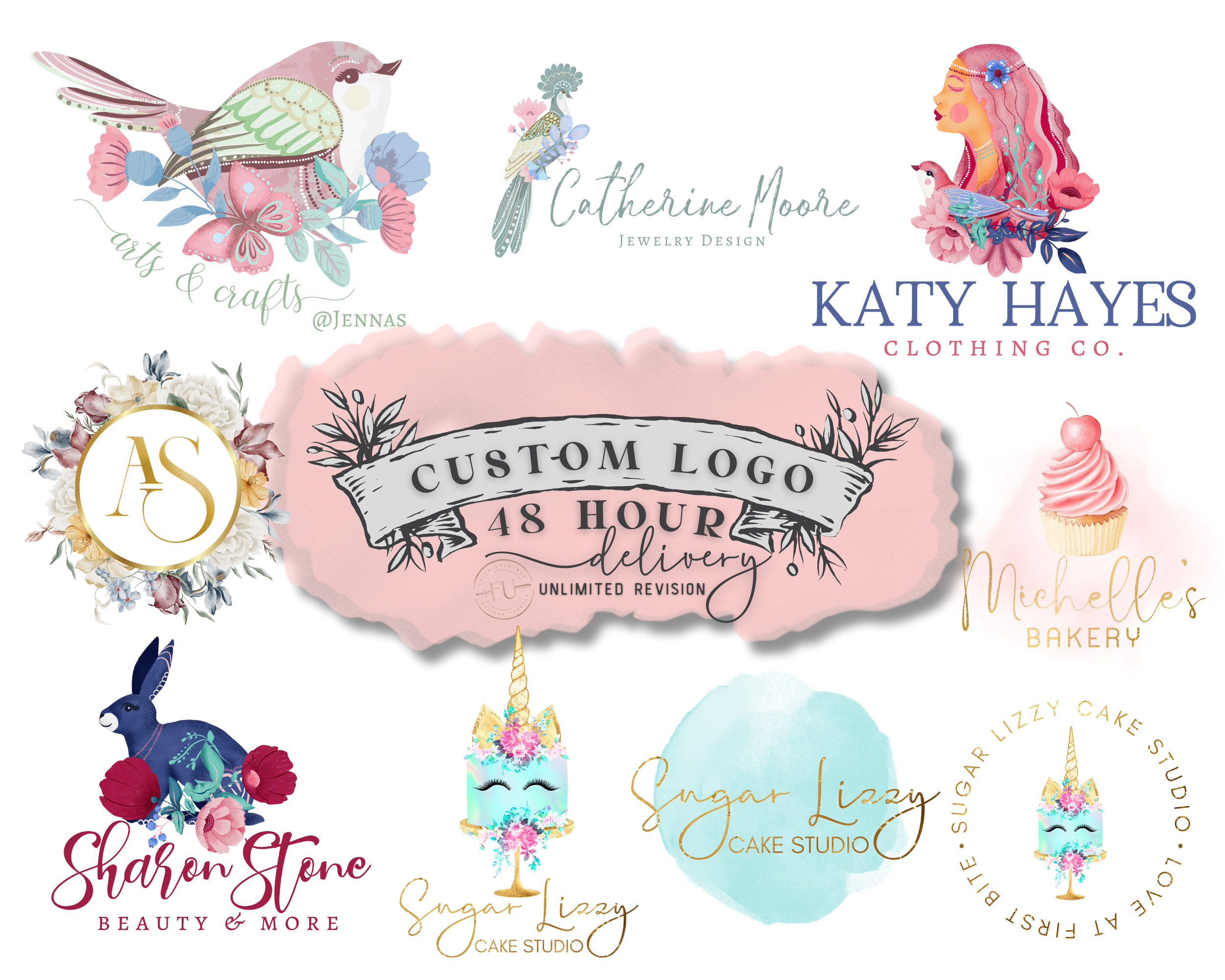 I Will Create Custom Logo Designs for Your Business, Professional Logo ...