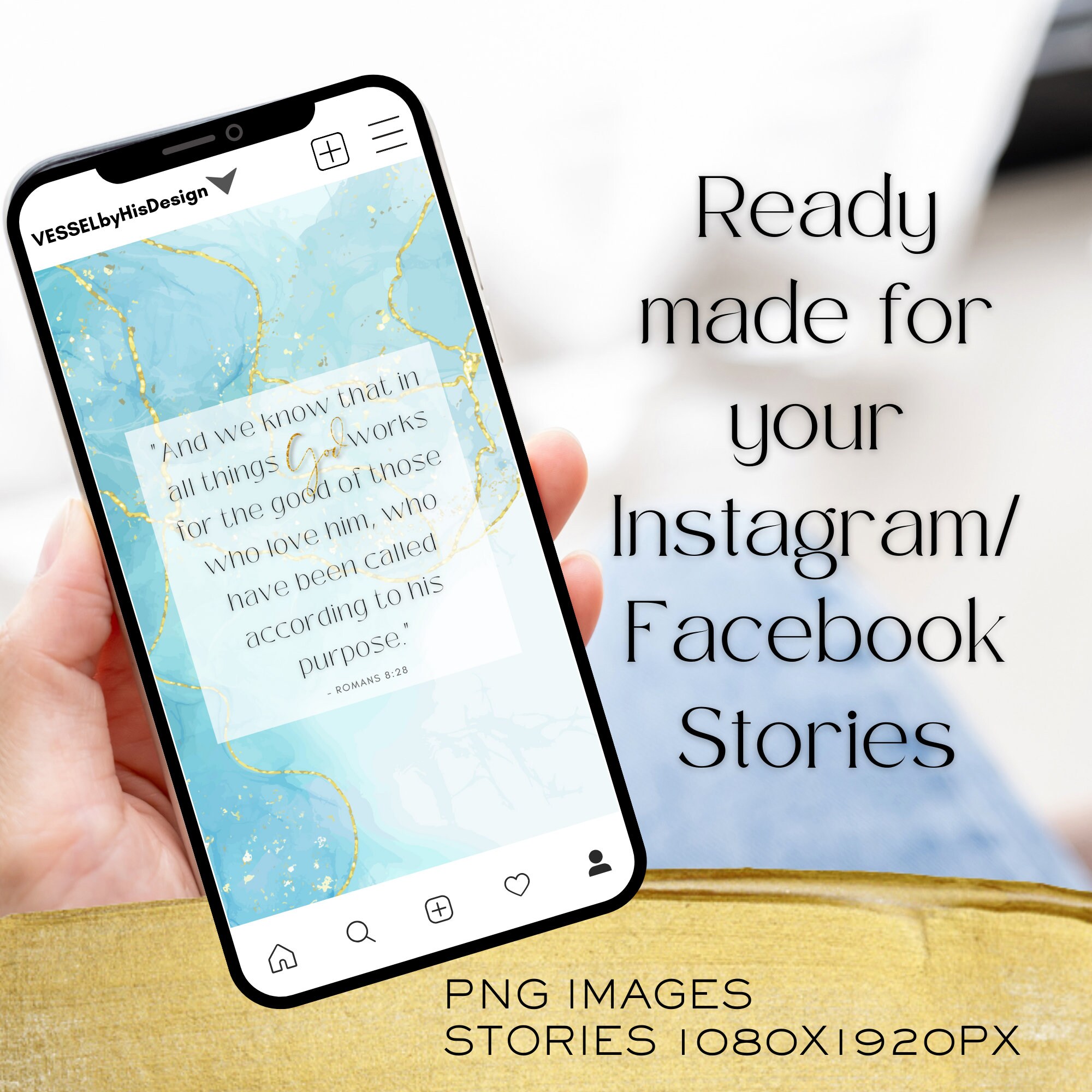 Christian Bible Verses Social Media Posts Graphics - Etsy