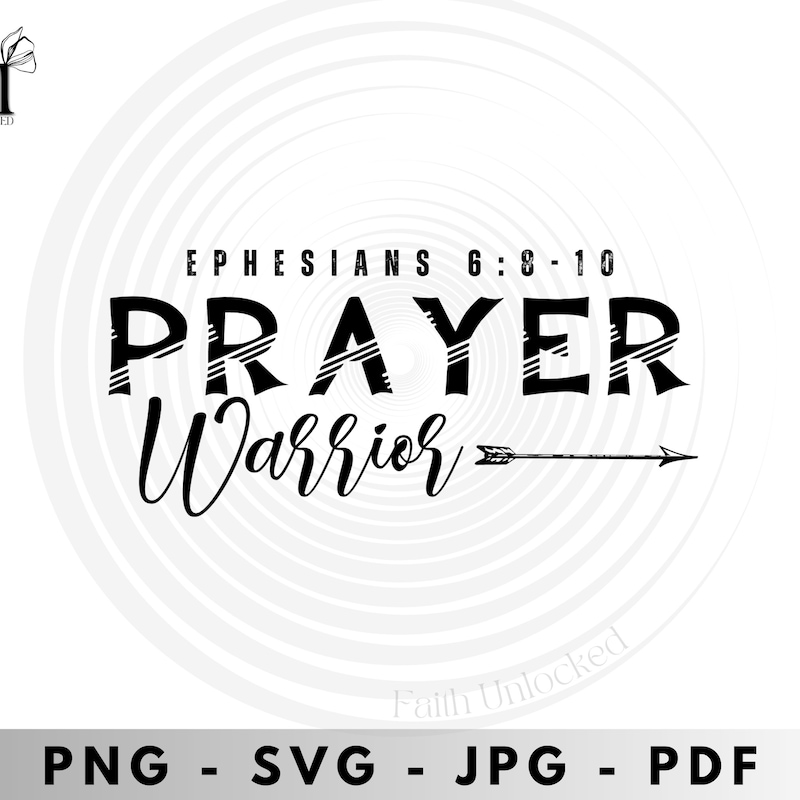 Prayer Warrior Svg - Etsy
