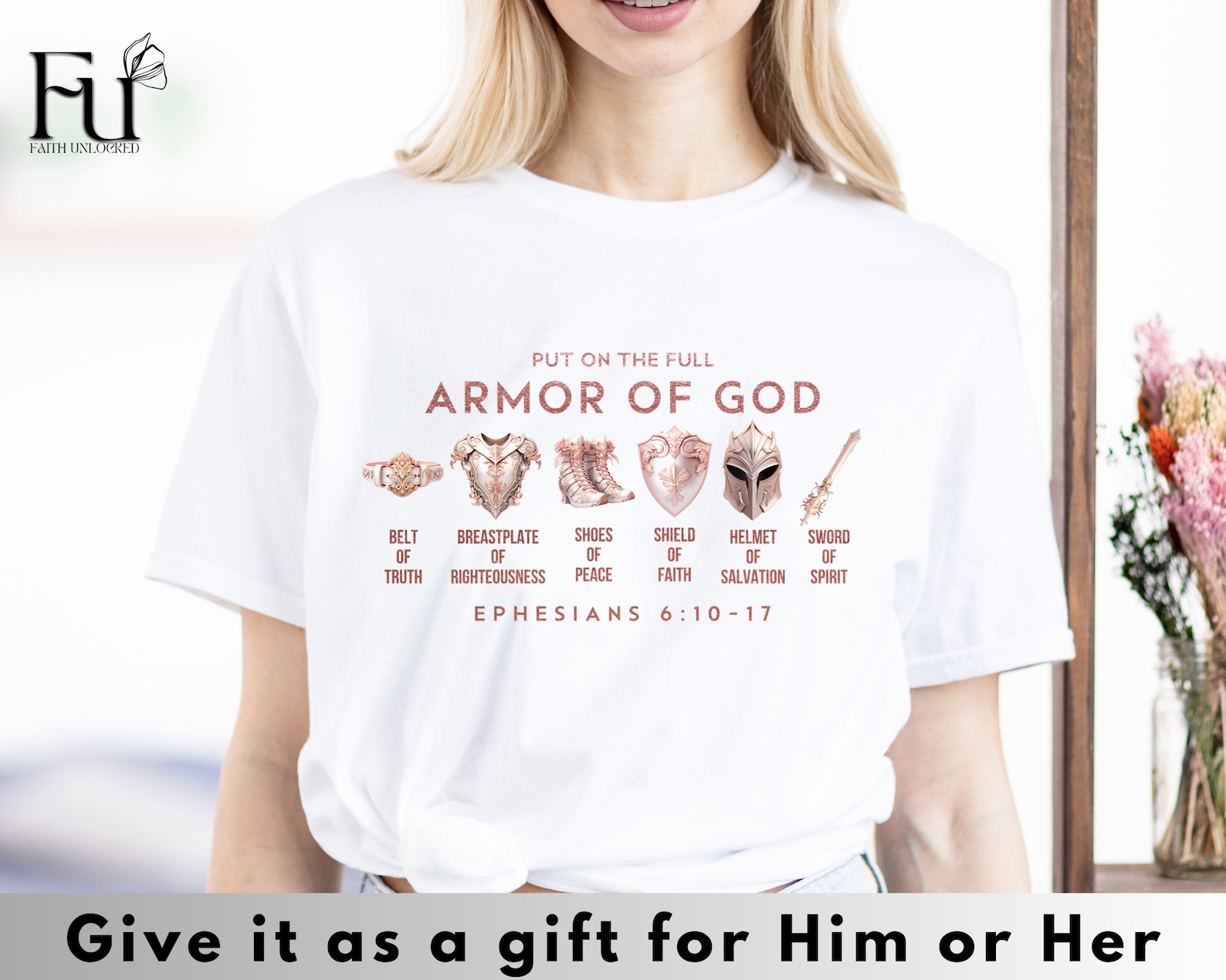 Full Armor of God Svg, Rose Gold Png, Jpg Scripture Svg, Bible Quote ...