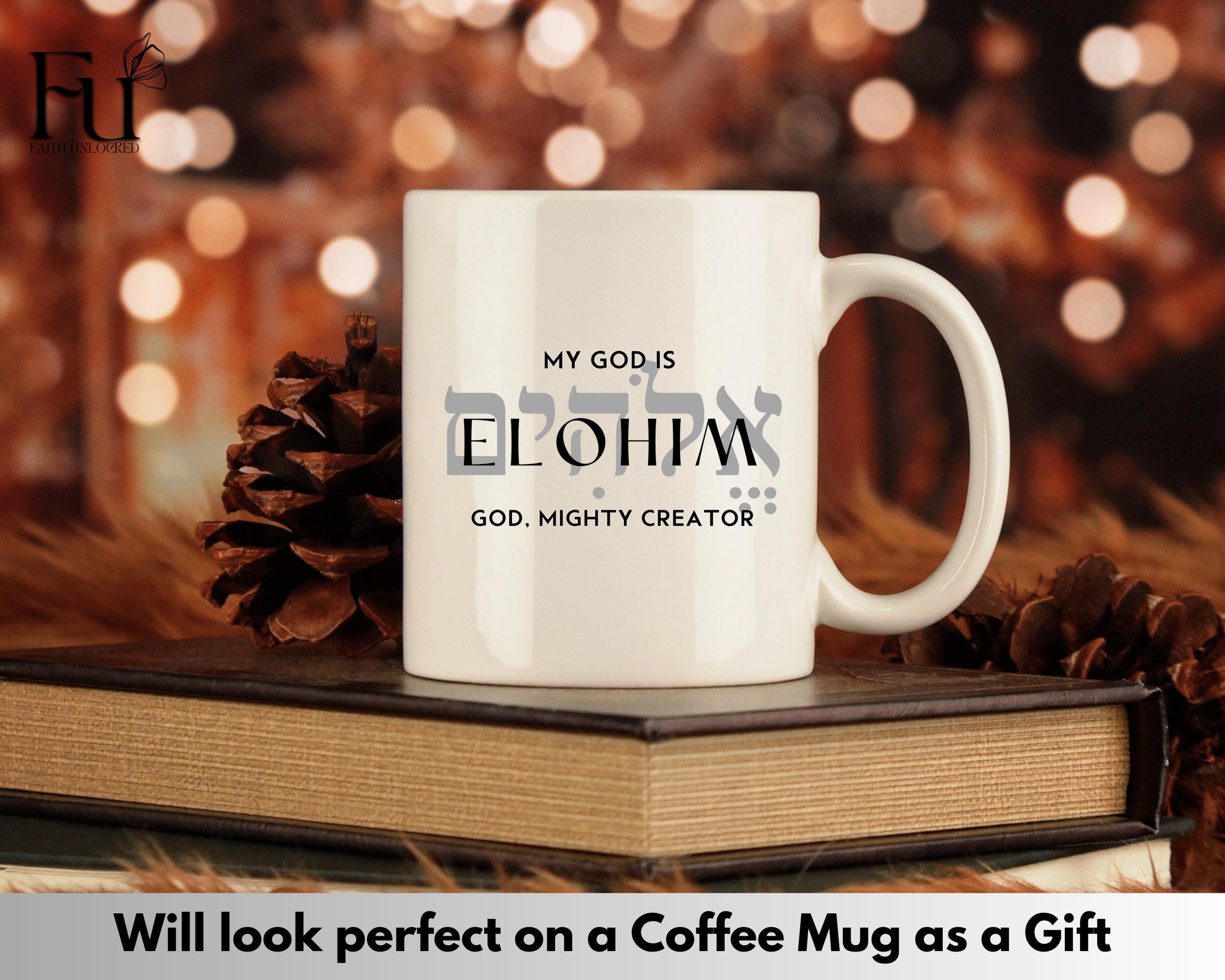 Elohim, God Mighty Creator Svg, Png, Jpg, Pdf, Names of God, Hebrew ...