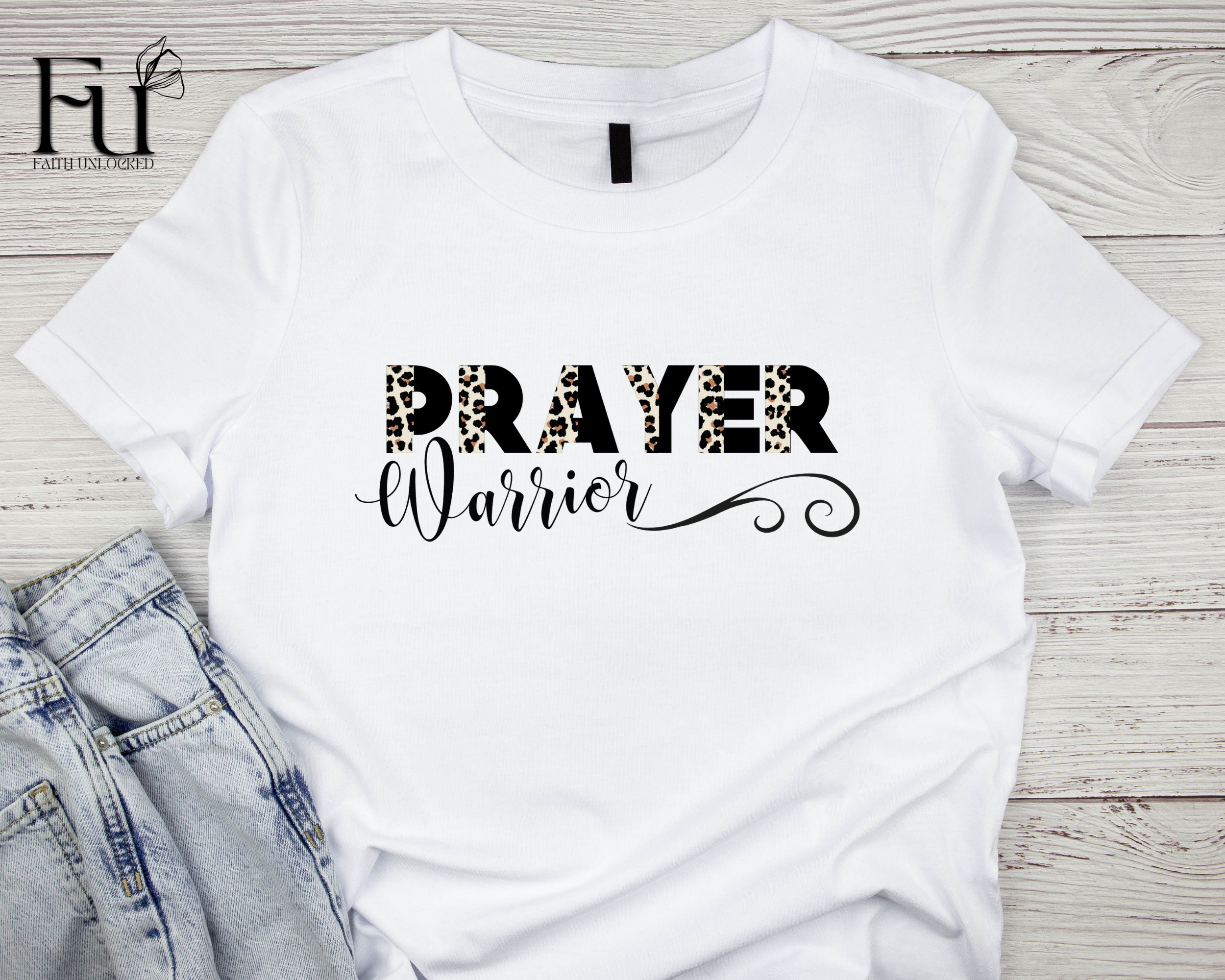 Prayer Warrior Svg LEOPARD PRINT Svg Scripture Svg Full - Etsy
