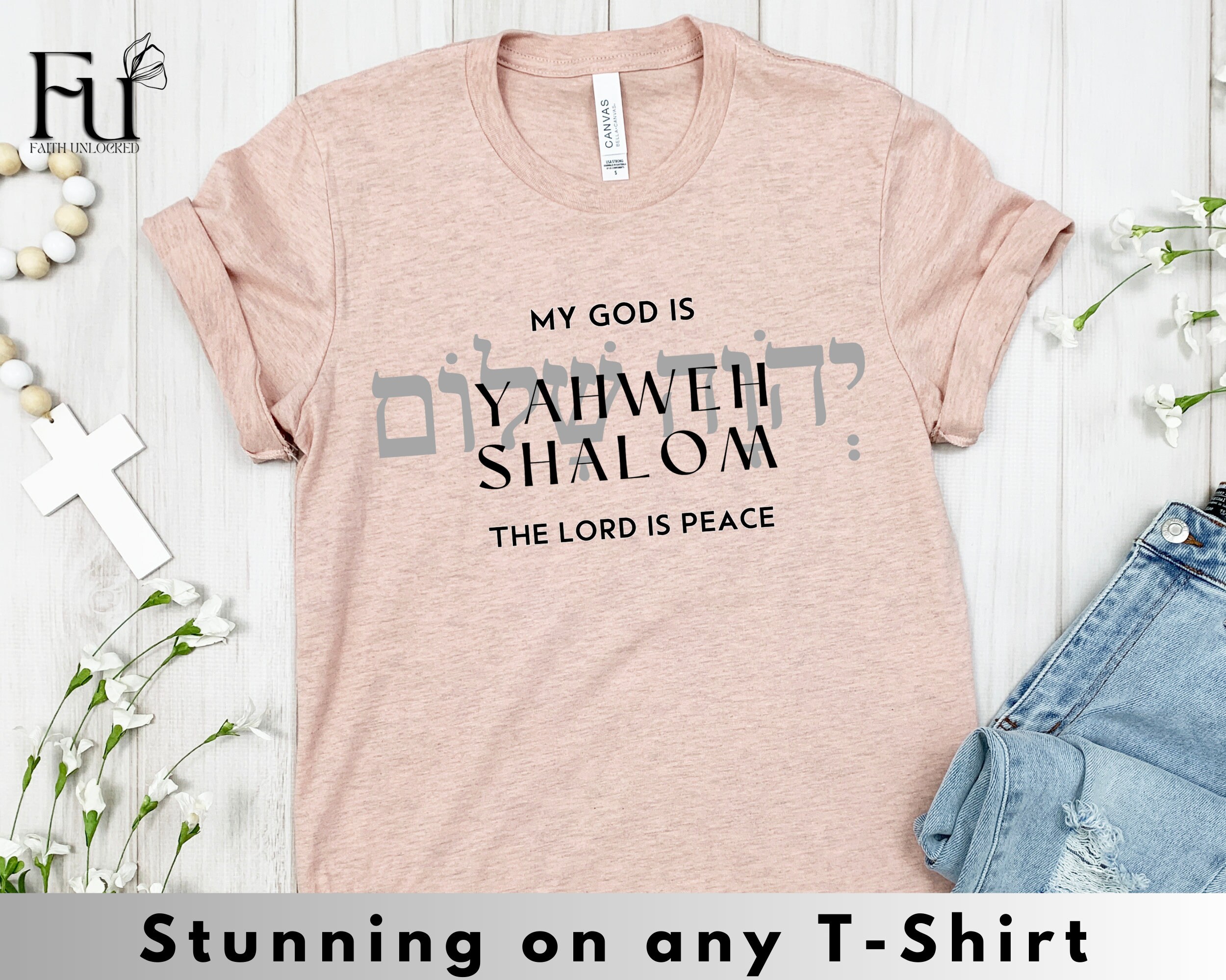 Yahweh Shalom, Lord is Peace Svg, Png, Jpg, Pdf File, Names of God ...