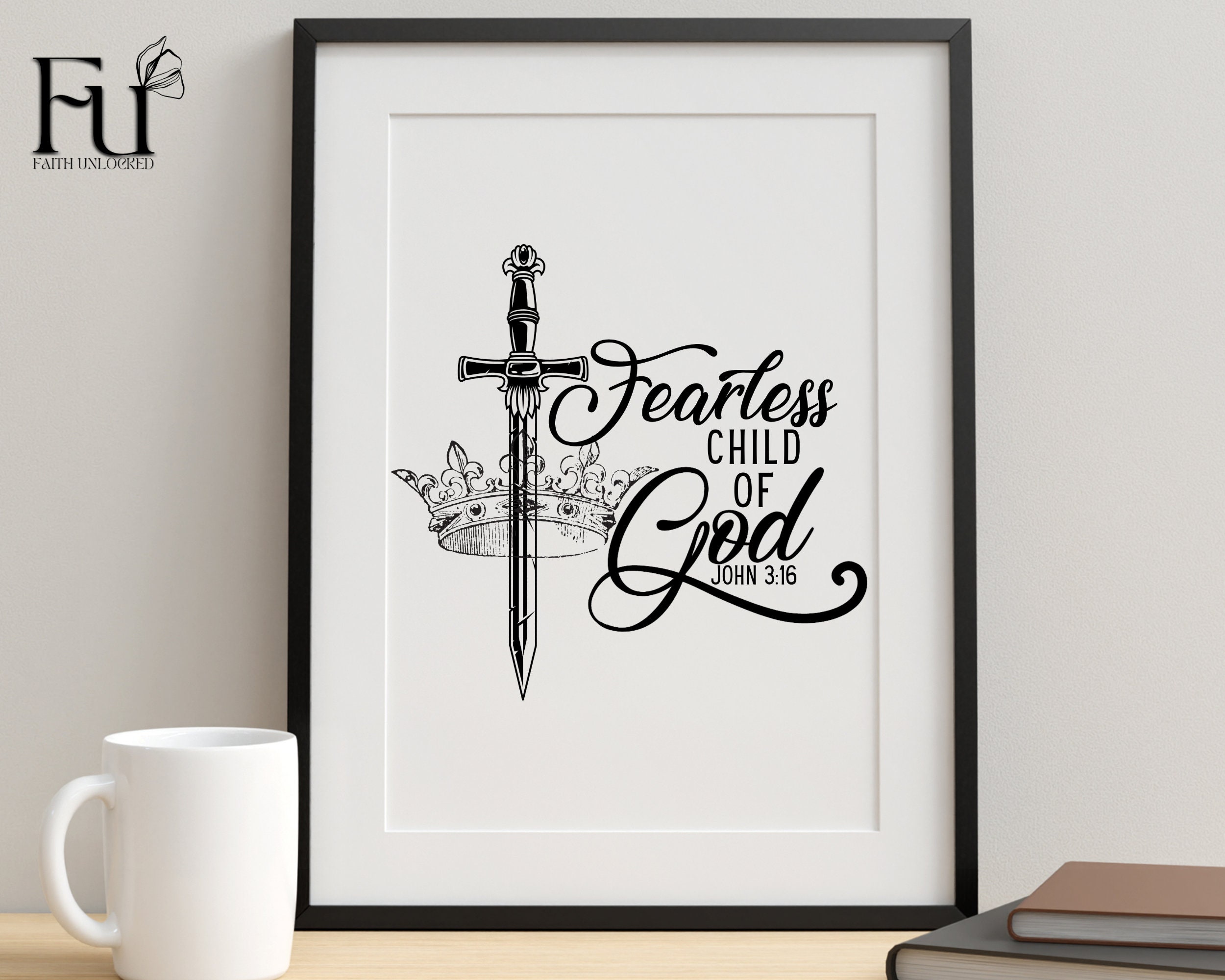 Fearless Child of God Svg Scripture Svg Bible Quote Svg - Etsy