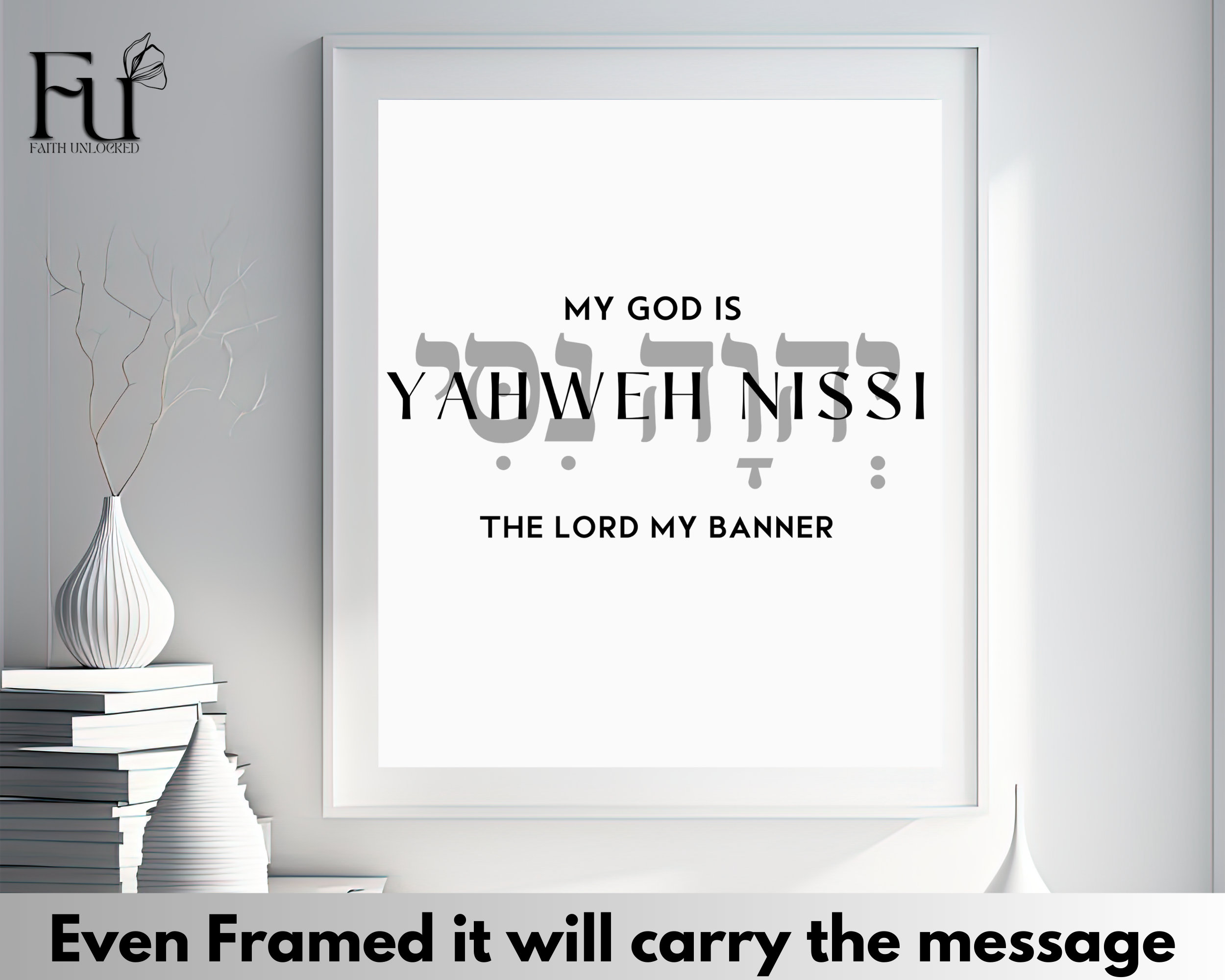 Yahweh Nissi, the Lord My Banner Svg, Png, Jpg, Pdf File, Names of God ...