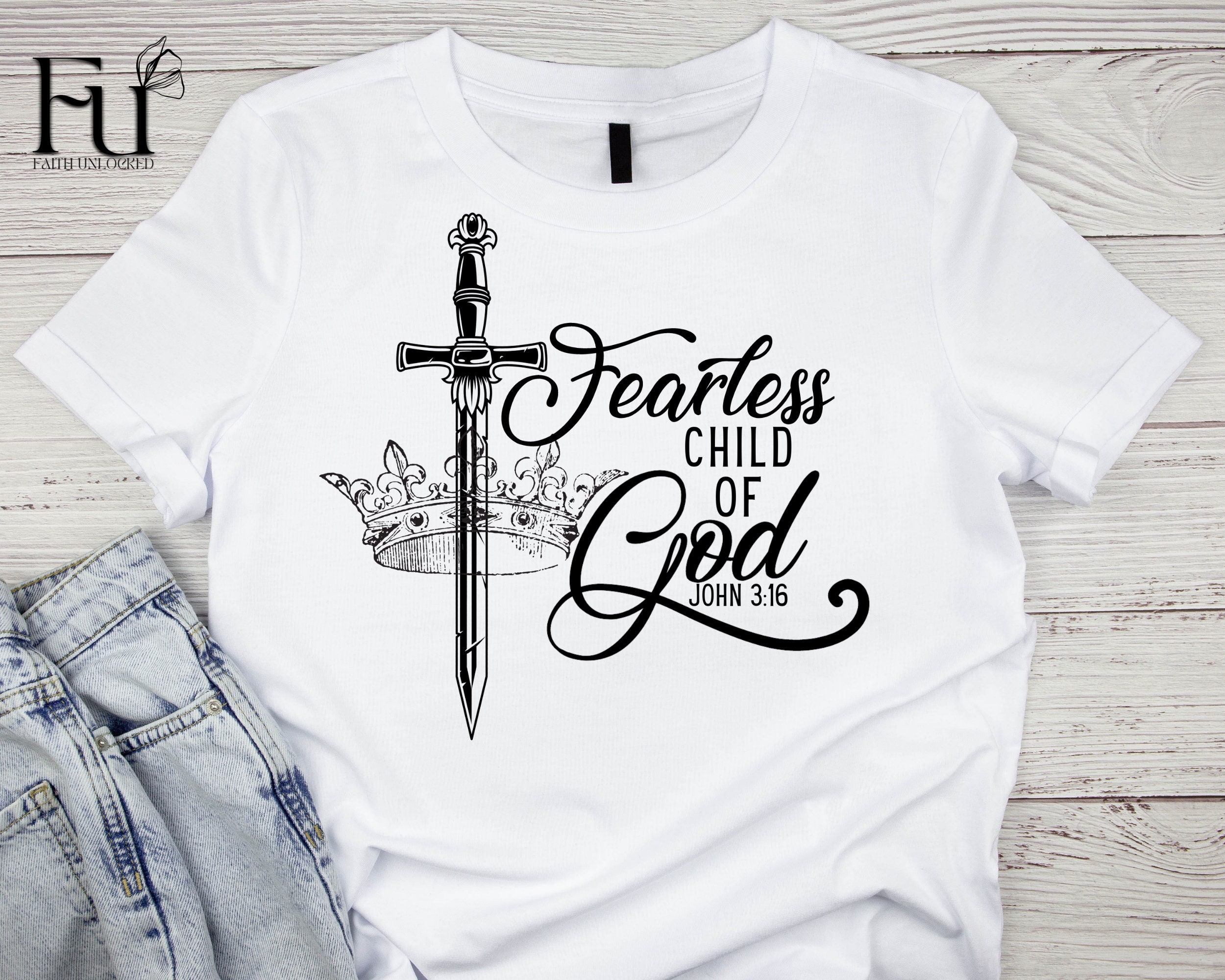 Fearless Child of God Svg Scripture Svg Bible Quote Svg - Etsy