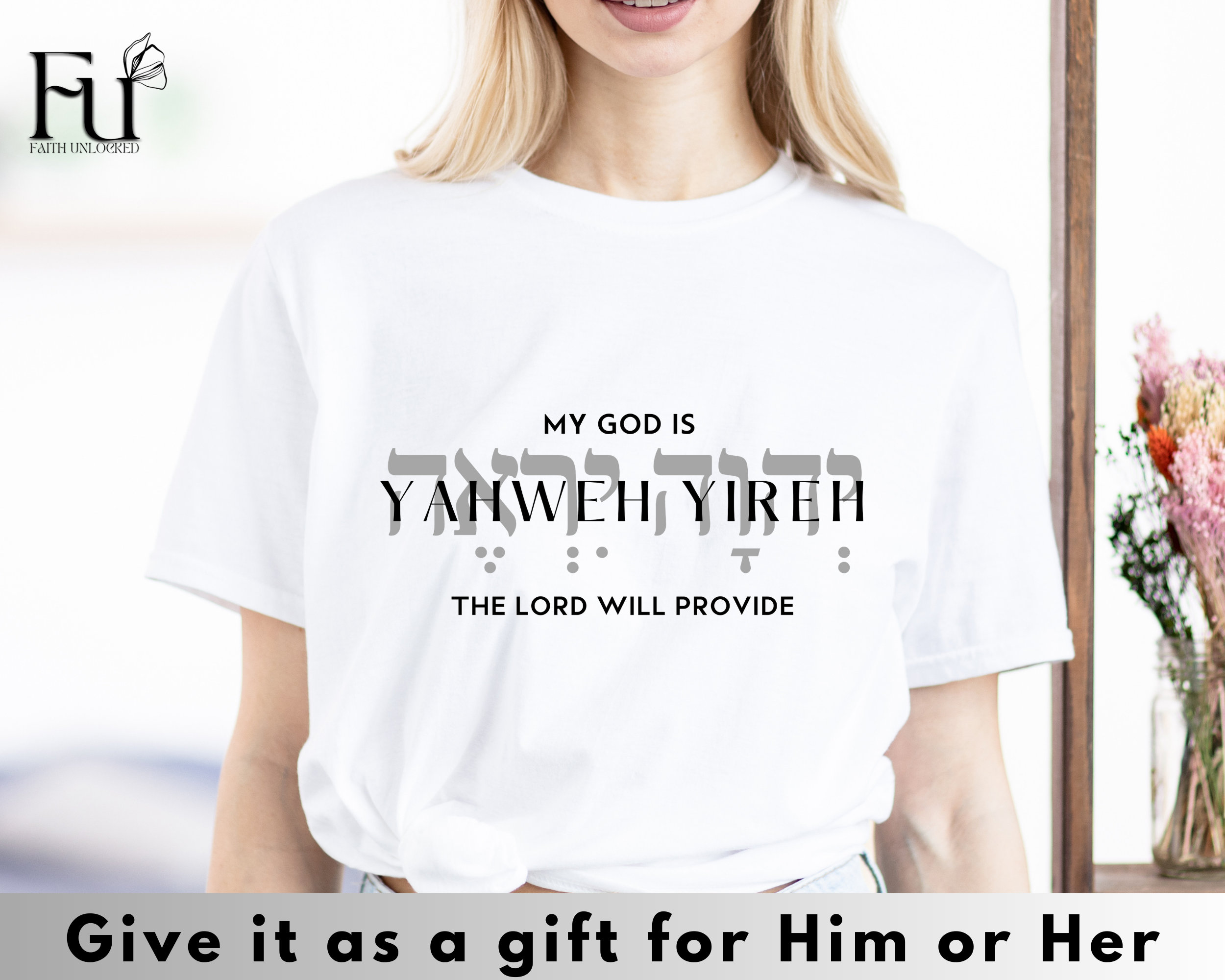 Yahweh Yireh, the Lord Will Provide Svg, Png, Jpg, Pdf, Names of God, Hebrew, Christmas Gift for ...