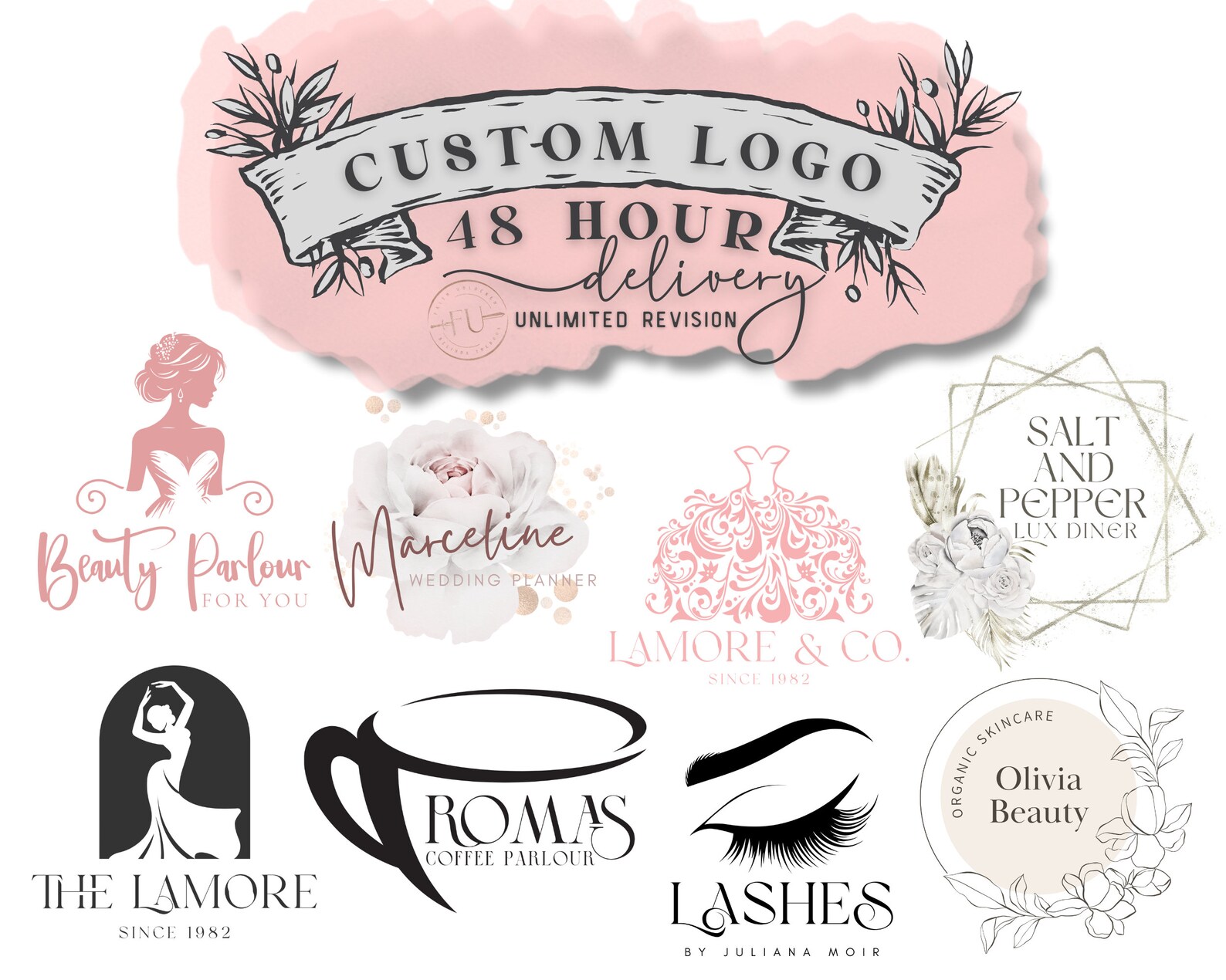 I Will Create Custom Logo Designs for Your Business, Professional Logo ...