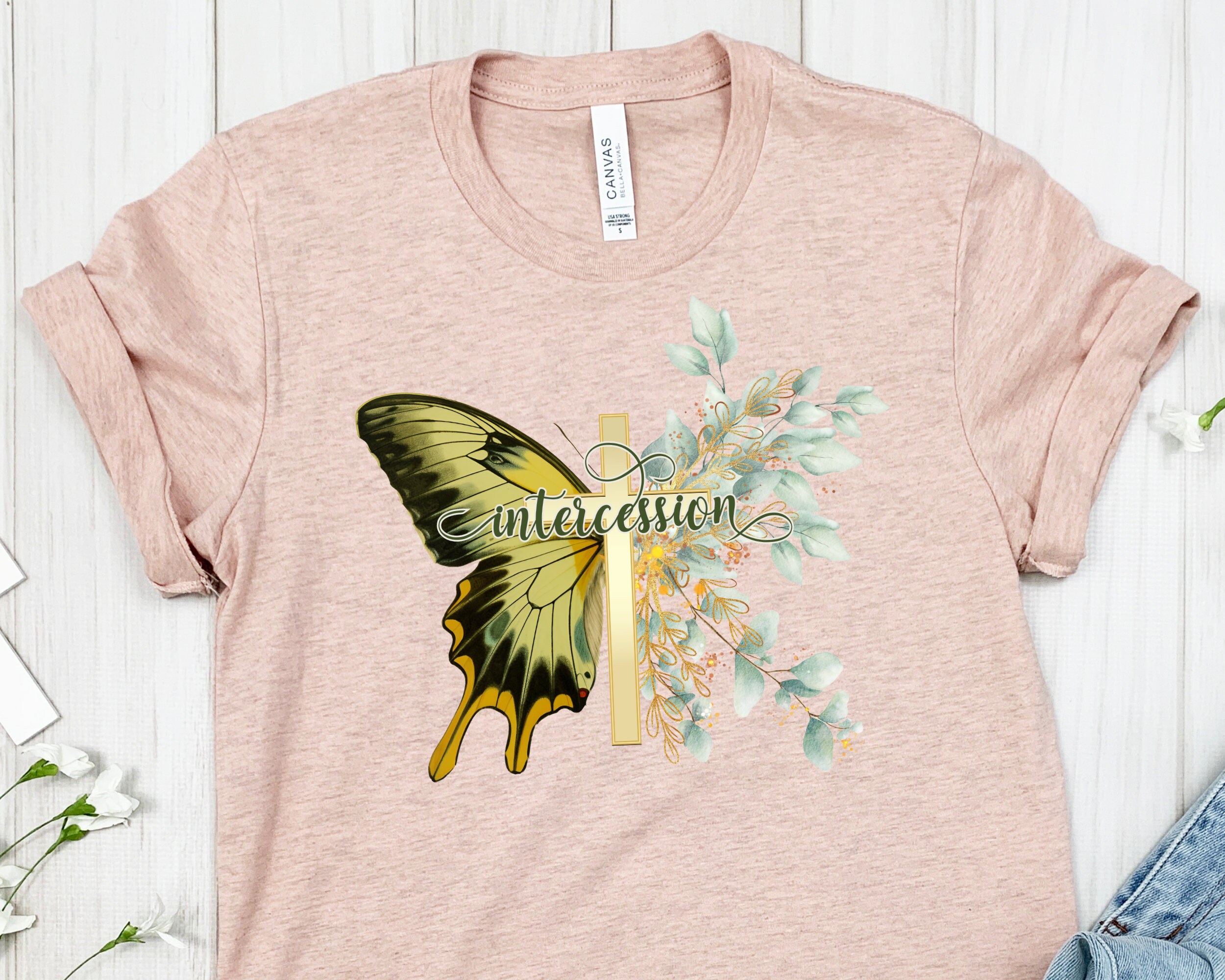 Intercession Butterfly Cross Svg Png Jpg Pdf Scripture - Etsy