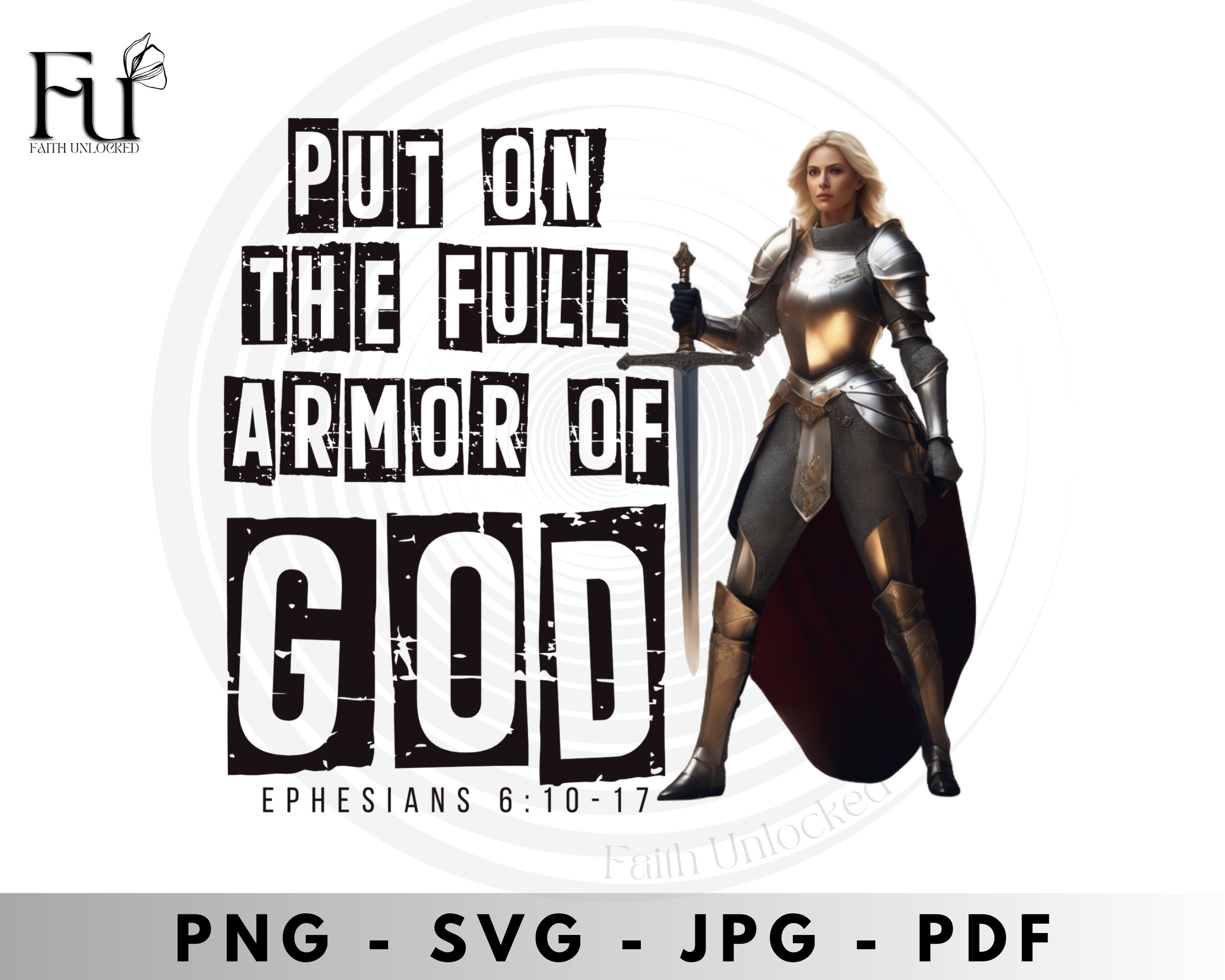 Full Armor of God Svg, Scripture Svg, Bible Quote Svg, Bible Verse Svg ...