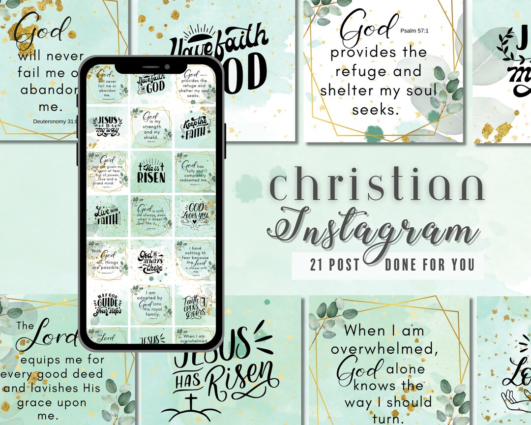 21 Christian Instagram Posts | Faith Insta Marketing | Religious Posts ...