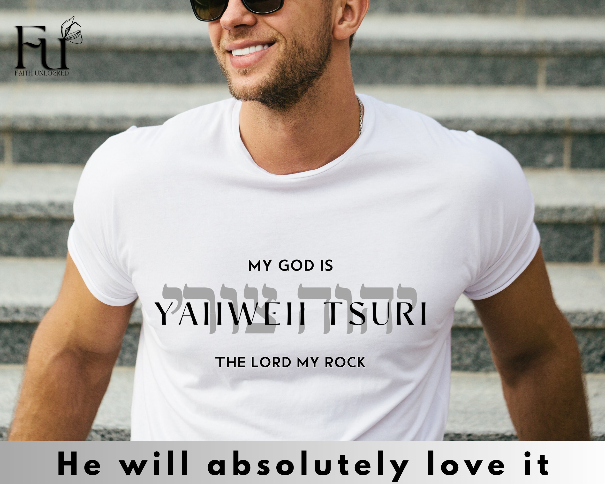 Yahweh Tsuri, the Lord My Rock Svg, Png, Jpg, Pdf File, Hebrew Names ...