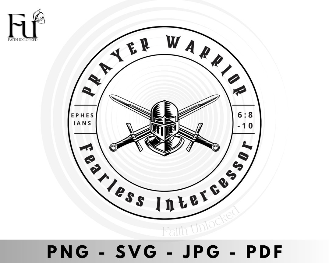Prayer Warrior Svg, TSHIRT PRINT Svg, Scripture Svg, Full Armor of God ...