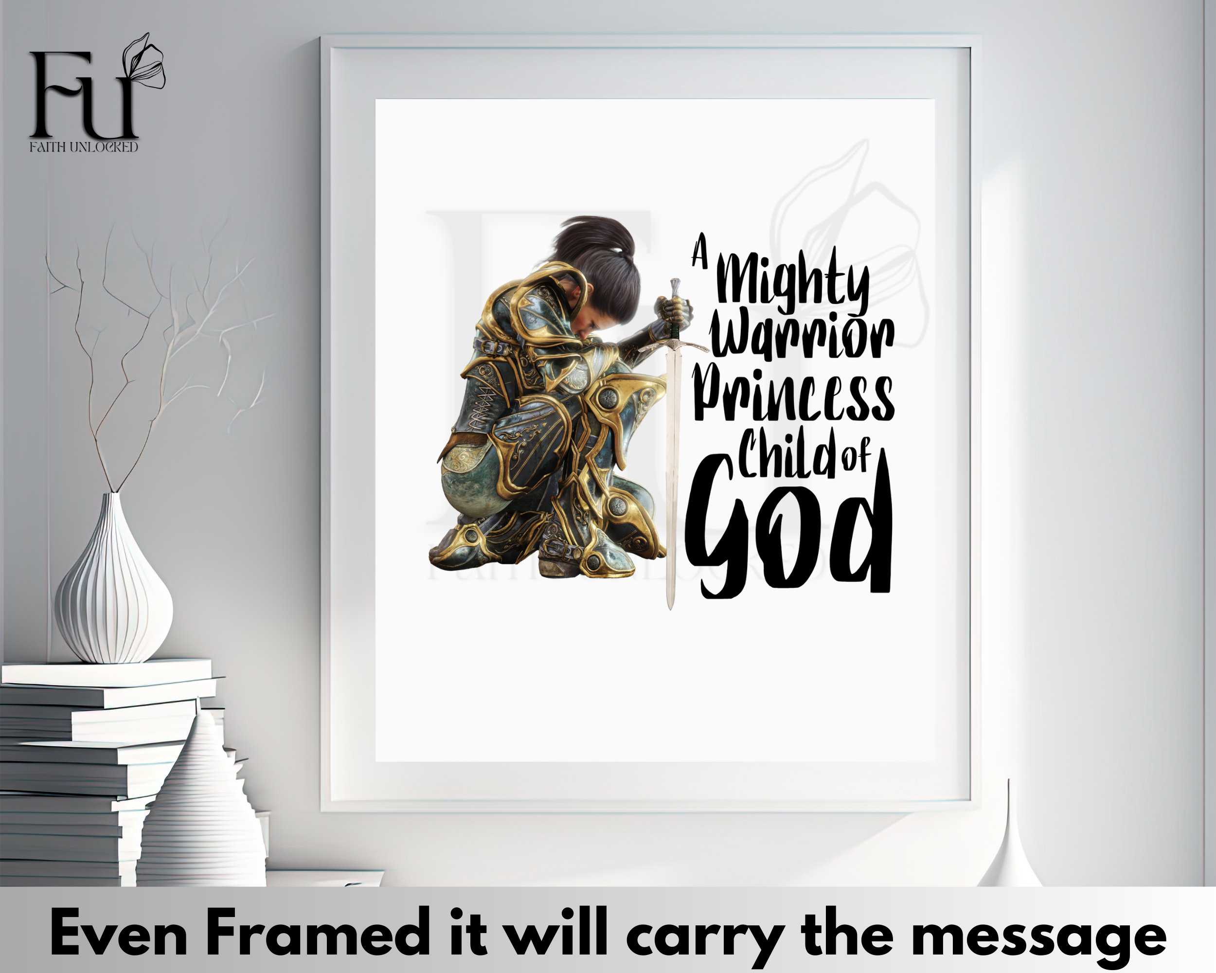 Mighty Warrior Princess Child of God Svg, Scripture Svg, Png, Bible ...