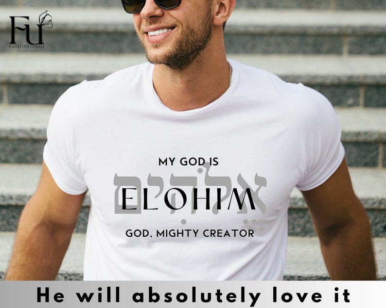 Elohim, God Mighty Creator Svg, Png, Jpg, Pdf, Names of God, Hebrew ...