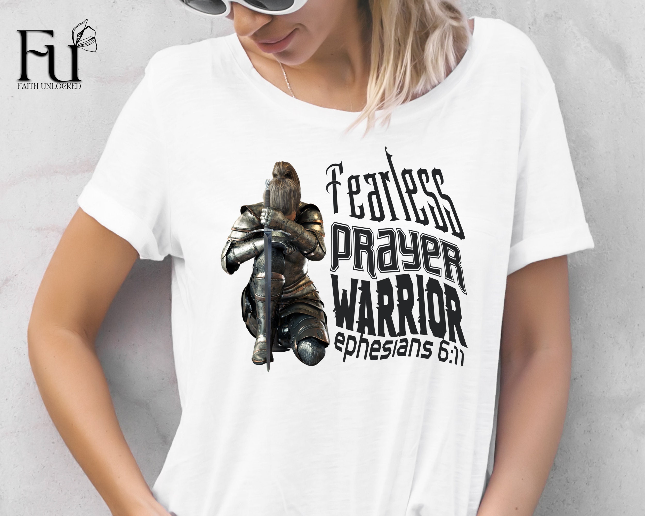 Fearless Prayer Warrior Svg, Scripture Svg, Bible Quote Svg, Bible ...