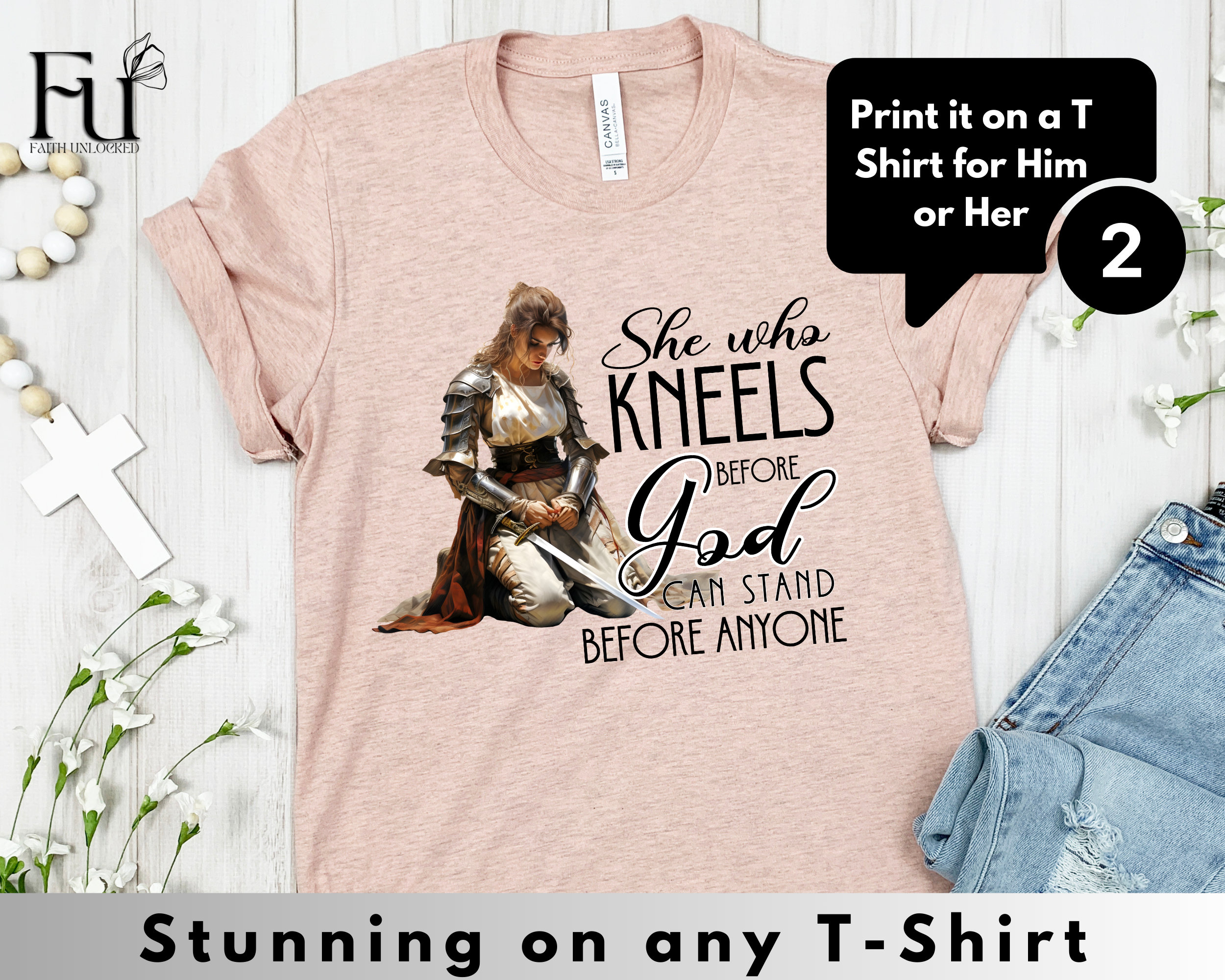 She Who Kneels Before God Can Stand Before Anyone Svg, Png, Jpg ...