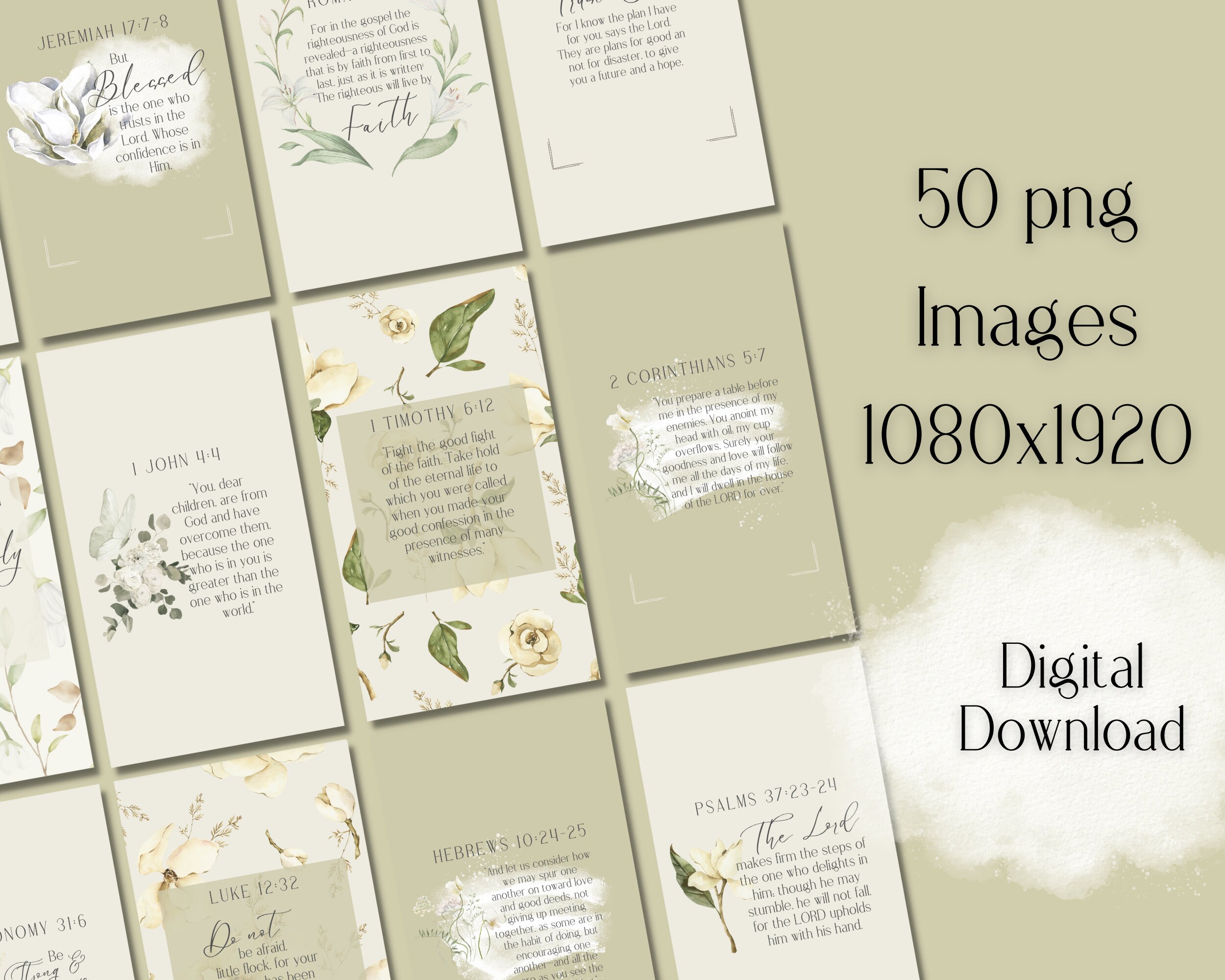 200 Christian Social Media Posts / Faith Insta Marketing / Religious ...