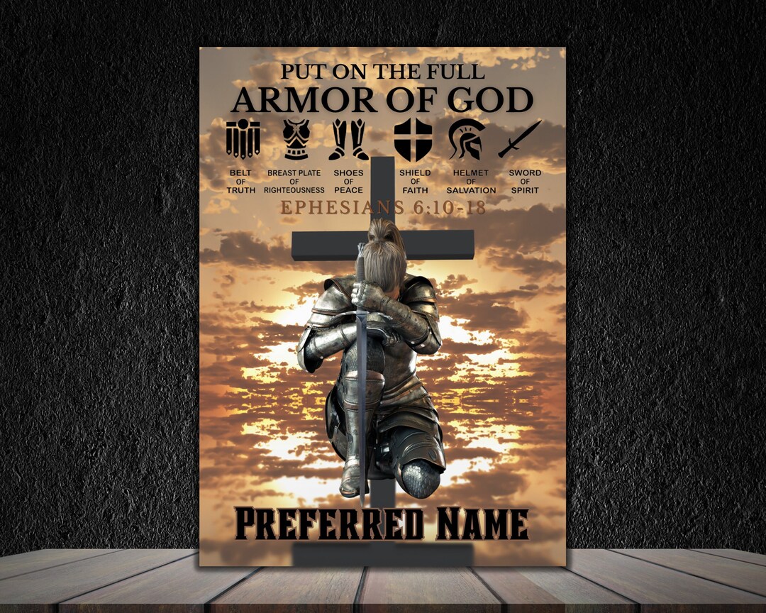 Personalized Armor of God Digital Download, Put on Full Armor ...