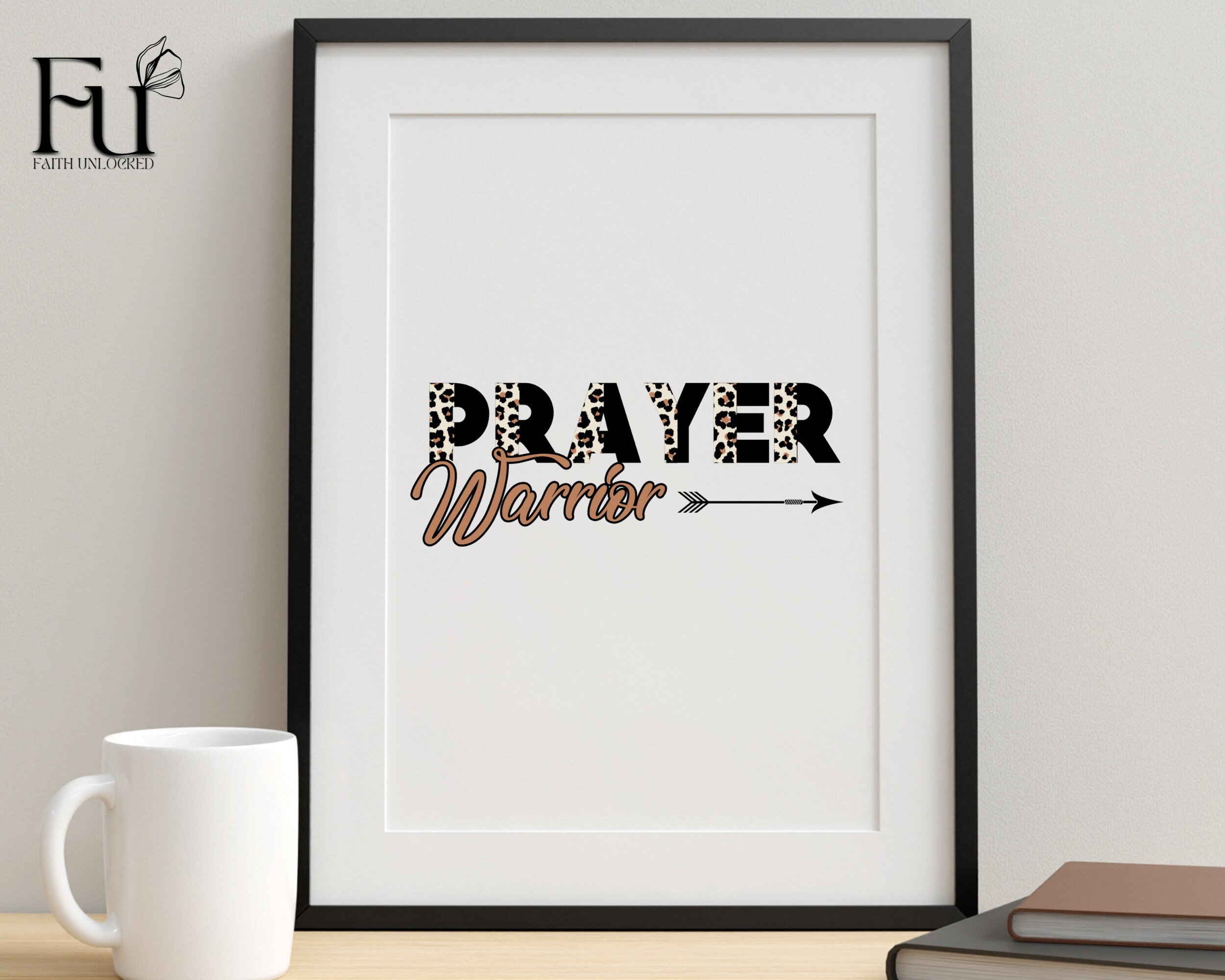 Prayer Warrior Svg LEOPARD PRINT Svg Scripture Svg Full - Etsy