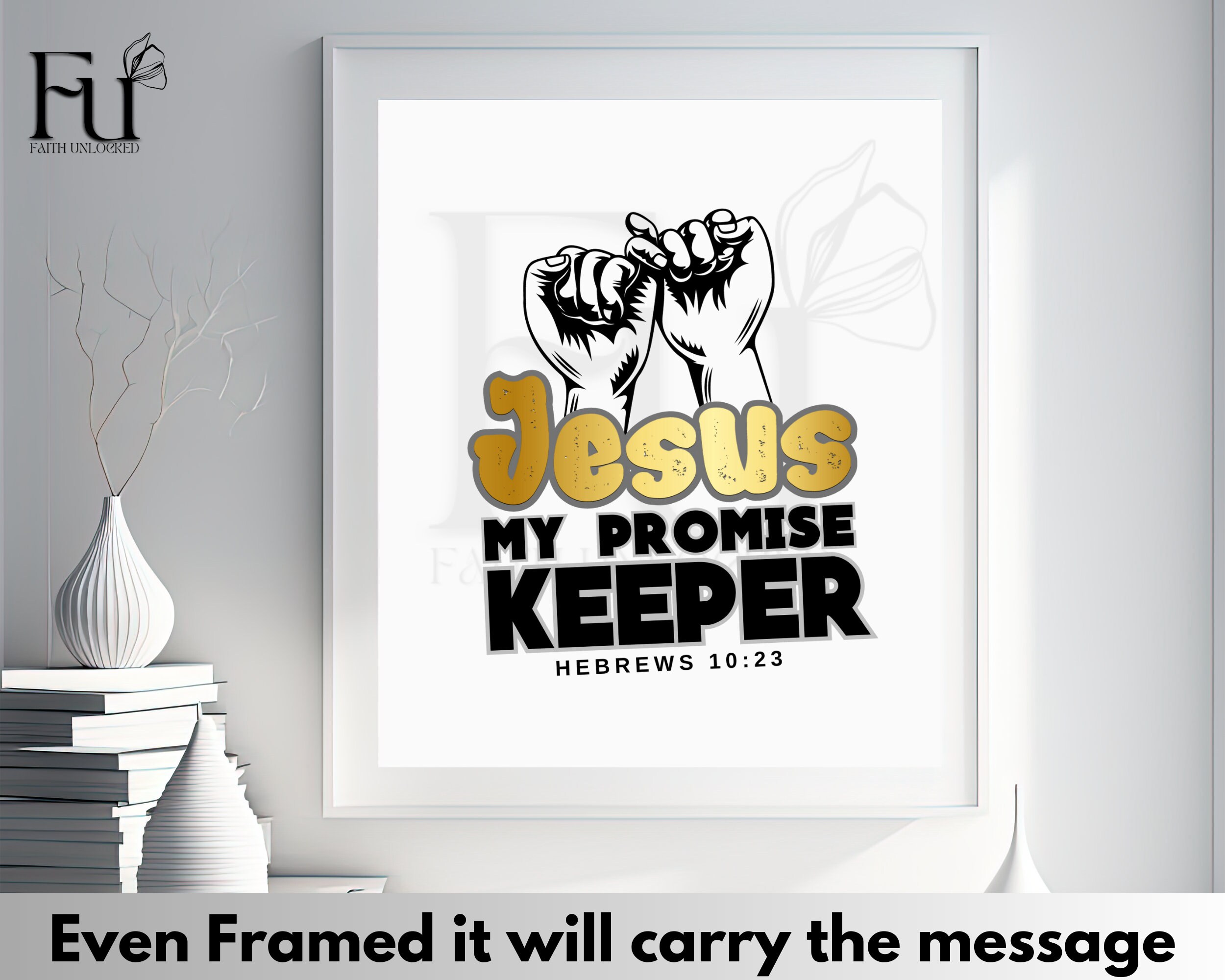 Jesus My Promise Keeper Hebrews 10:23 Png Scripture Svg - Etsy
