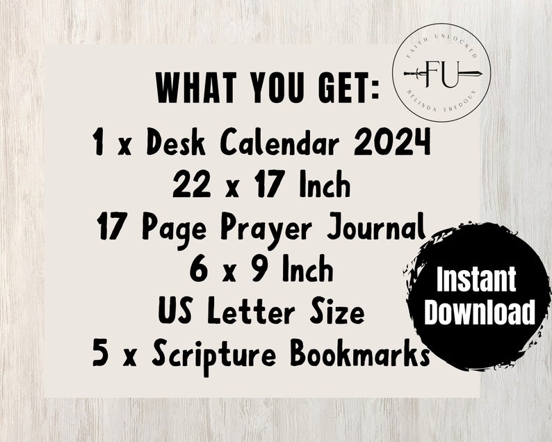 2024 Calendar / Desk Calendar / Wall Calendar / Fridge Calendar ...