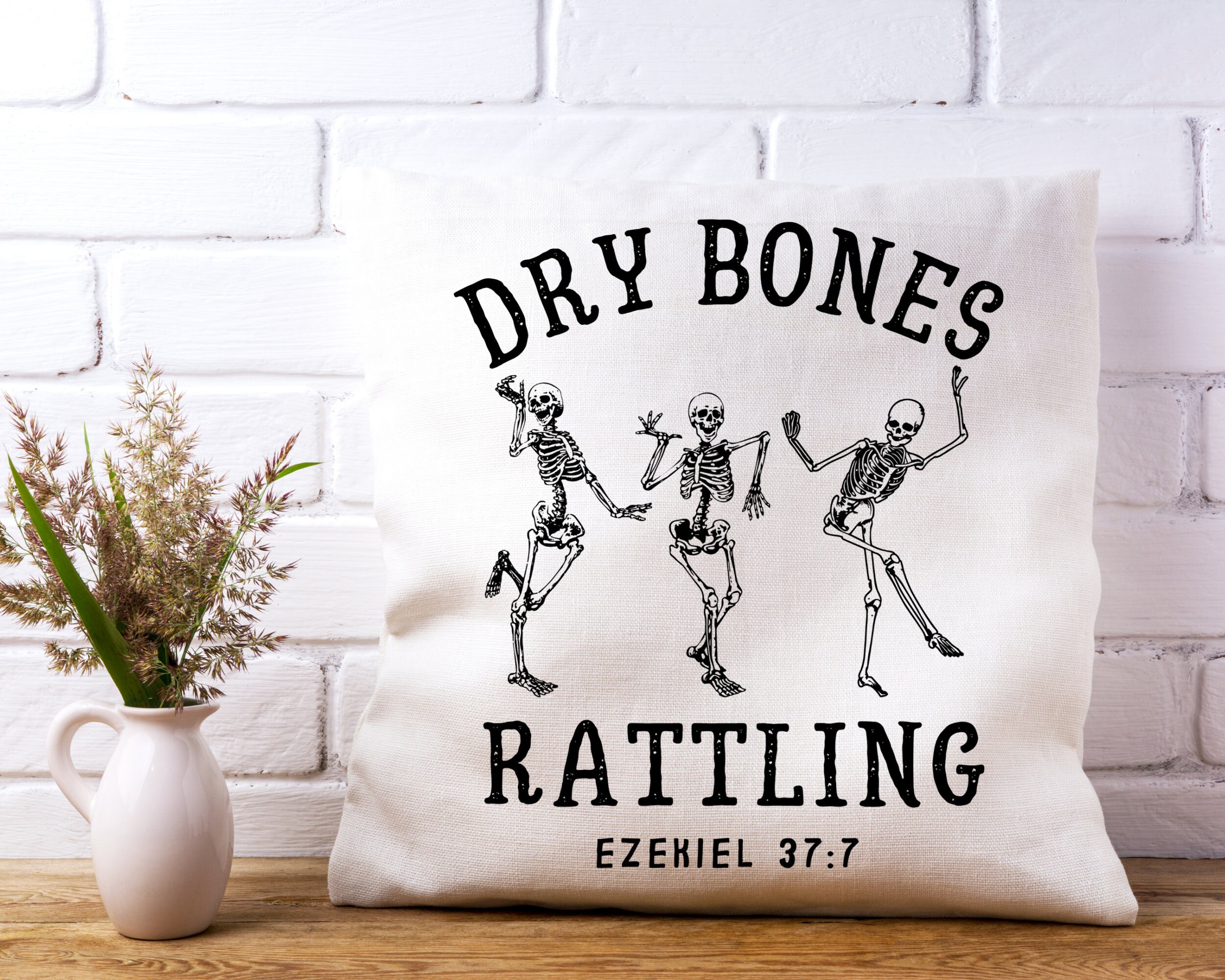 Dry Bones RATTLING Ezechiel 37 Svg, Scripture Svg, Bible Quote Svg ...