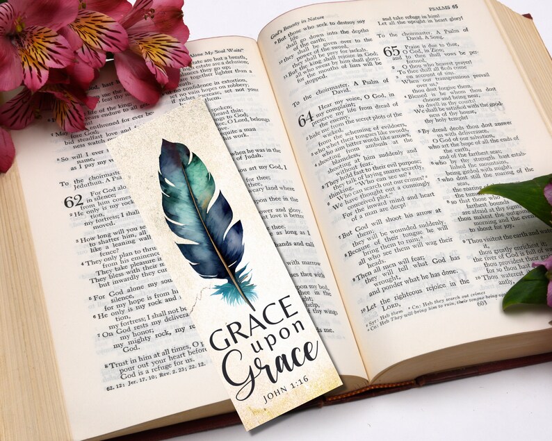 8 Bible Verse Bookmarks, Set 1 Instant Download for Craft Projects ...