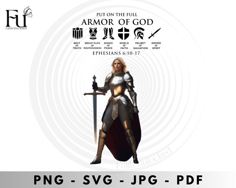 Full Armor of God Svg, Scripture Svg, Bible Quote Svg, Bible Verse Svg ...